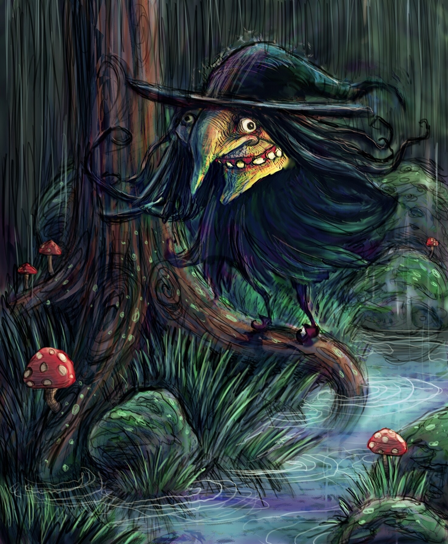 ArtStation - Rain Witch