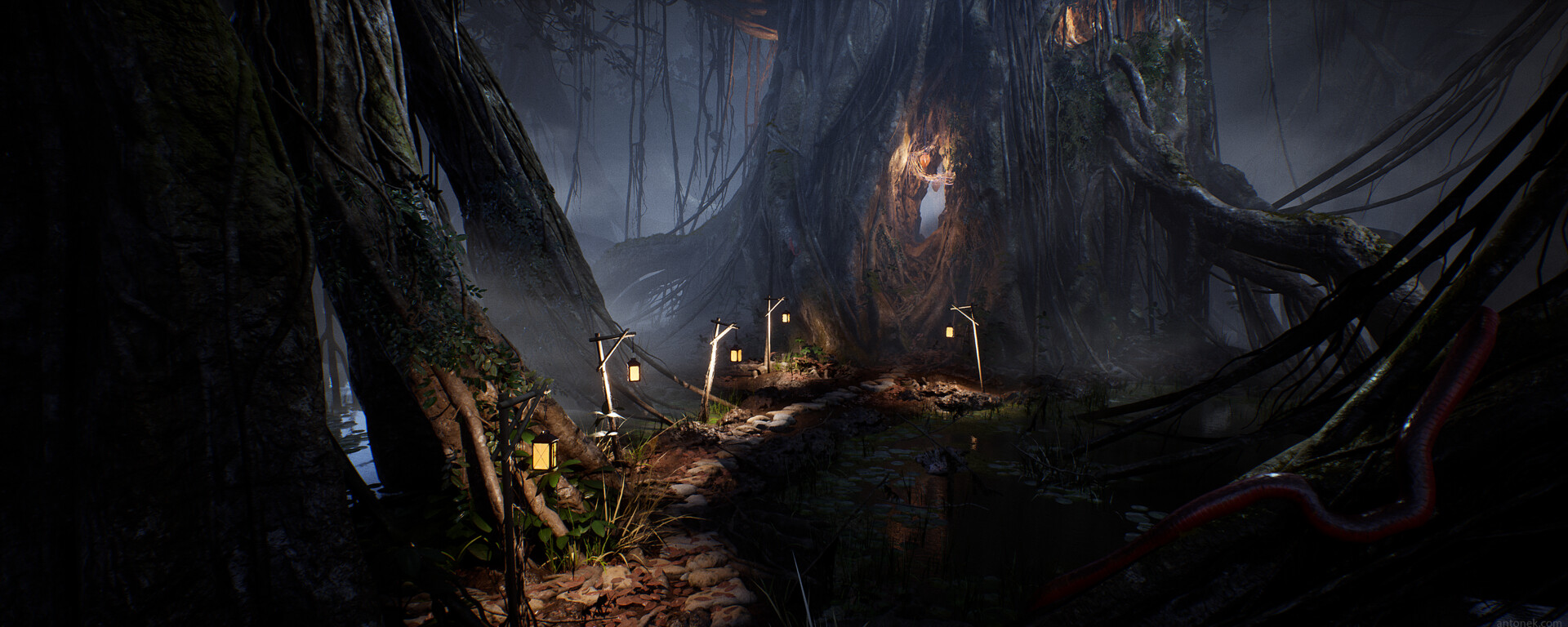 Anton Ek - Wizard's treehouse - UE4