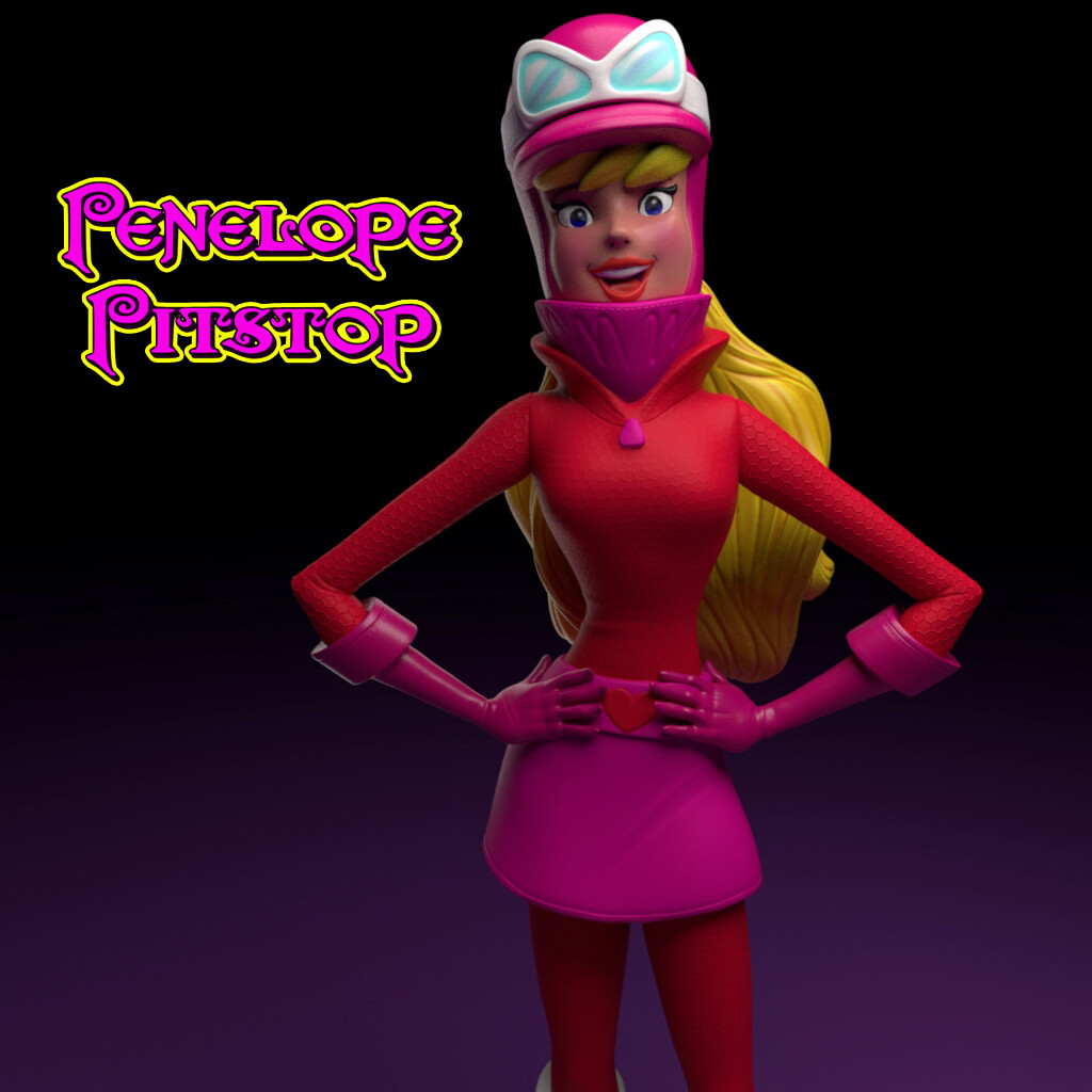 ArtStation - Penelope -Pitstop for 3d print
