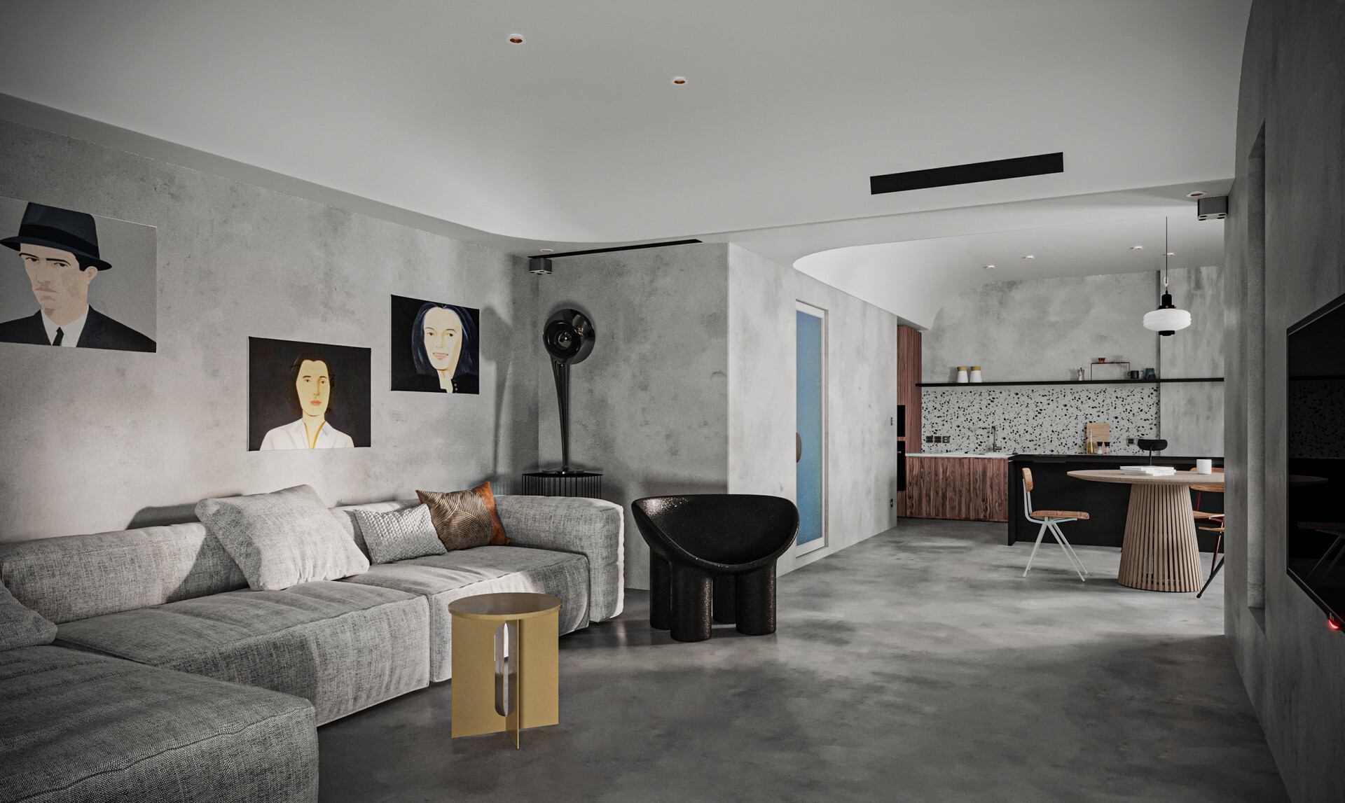 ArtStation - Renders inspierd by Residence C / KC Design Studio