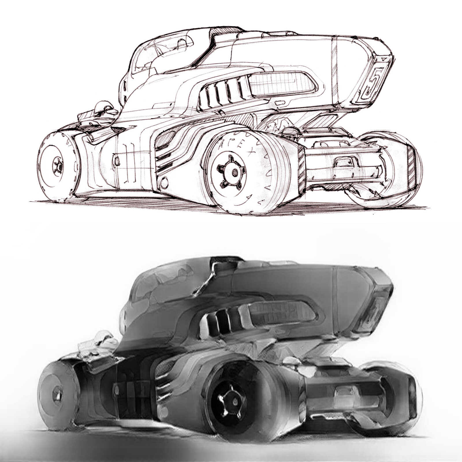 Scott Robertson - VIZCOM A.I. Sketch-To-Render Tool