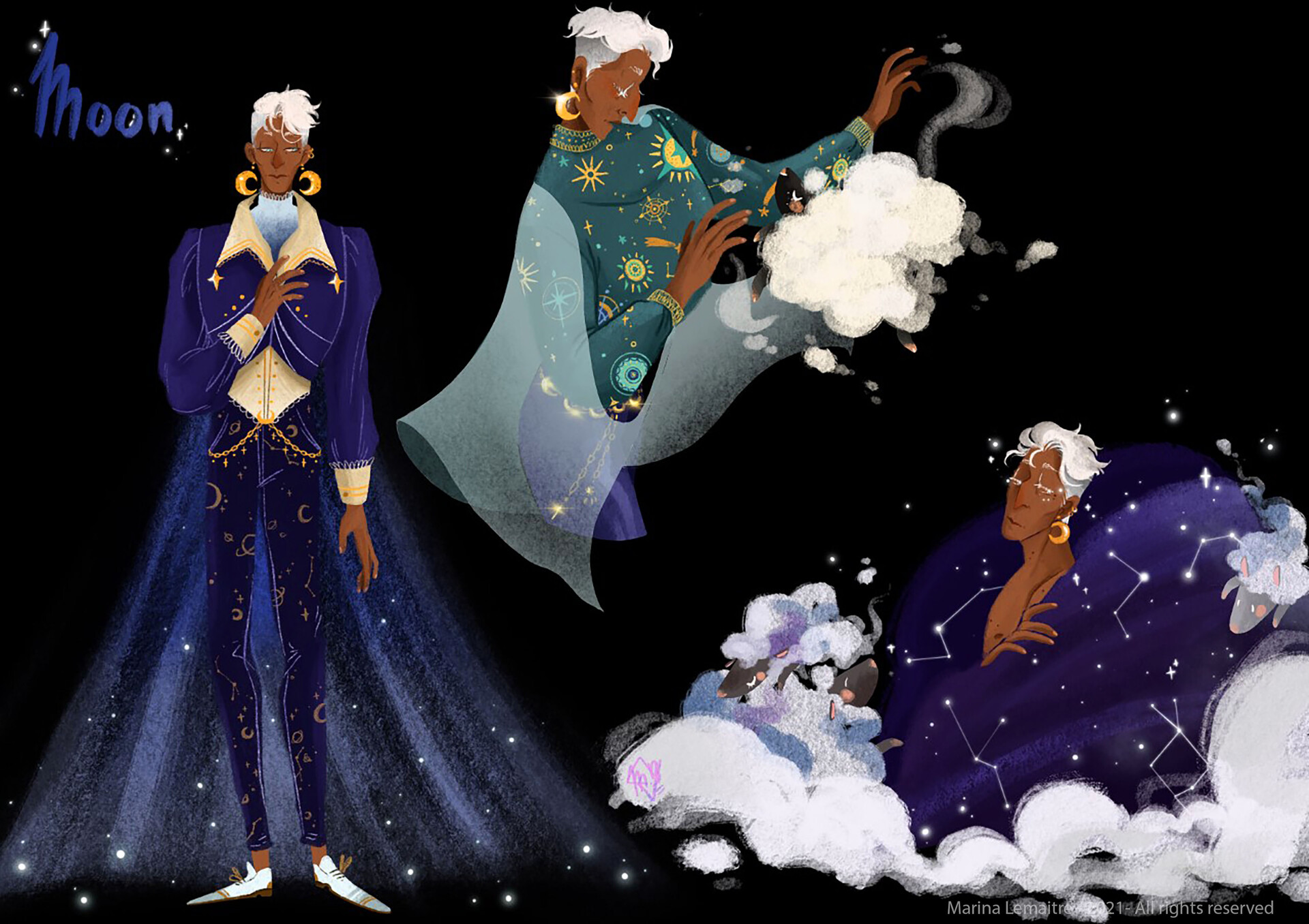 ArtStation - Moon - Charadesign
