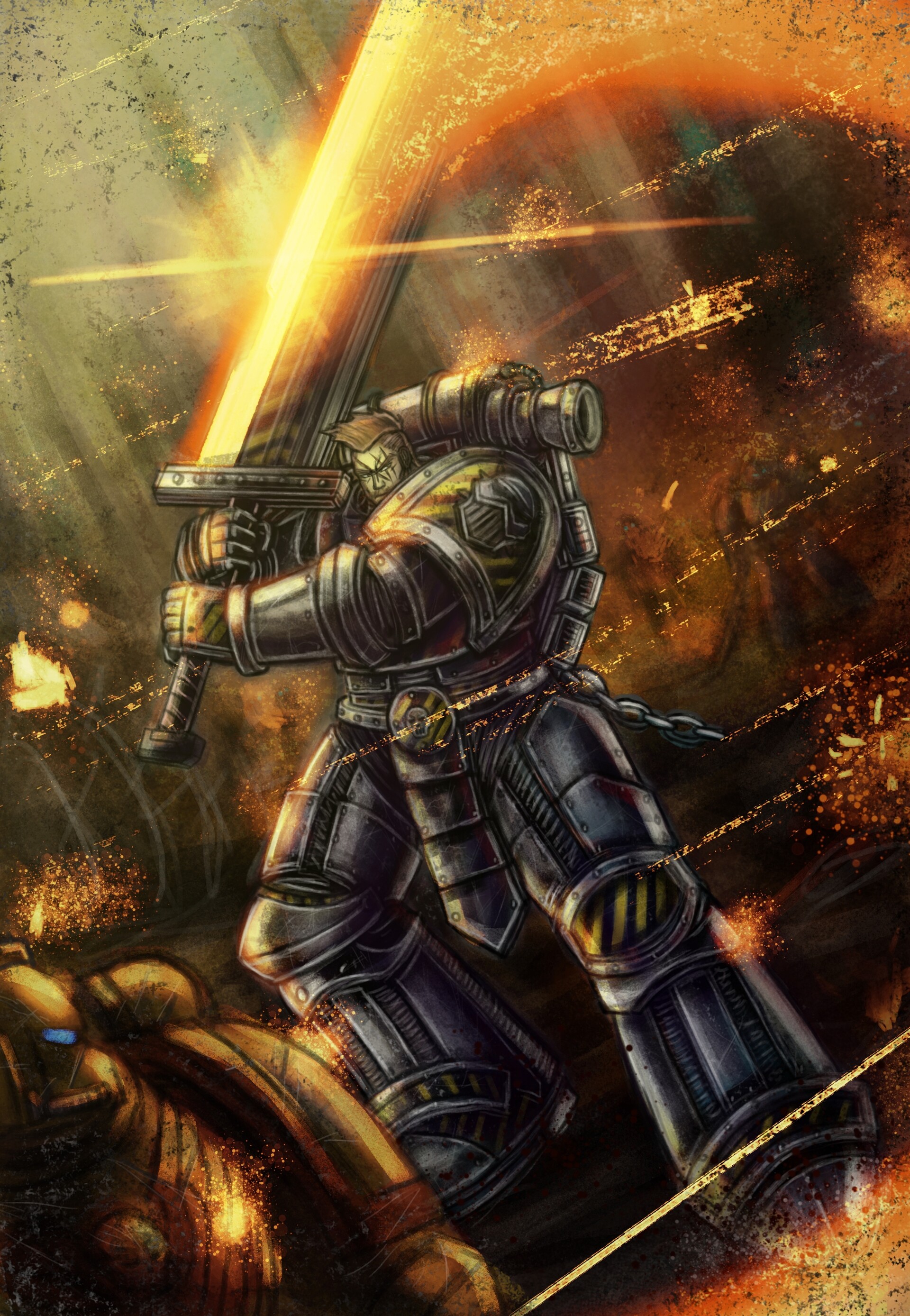 ArtStation - Iron warriors oc (commission)