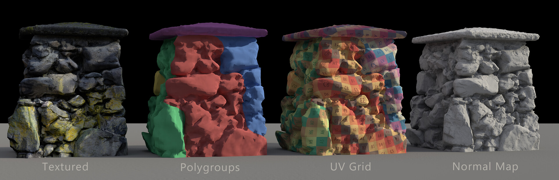 Ryan Ingram - Photogrammetry Asset - Stone Pillar