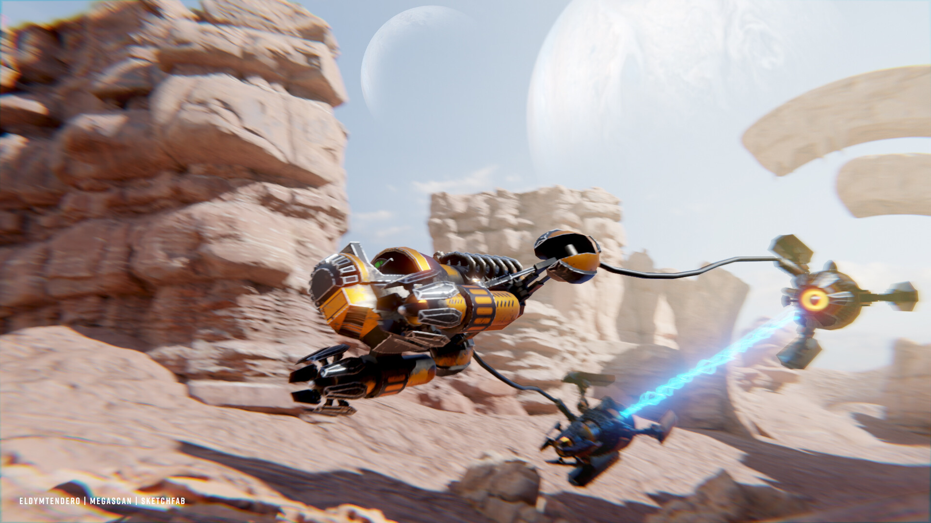 ArtStation - Race Pod Quick Scene