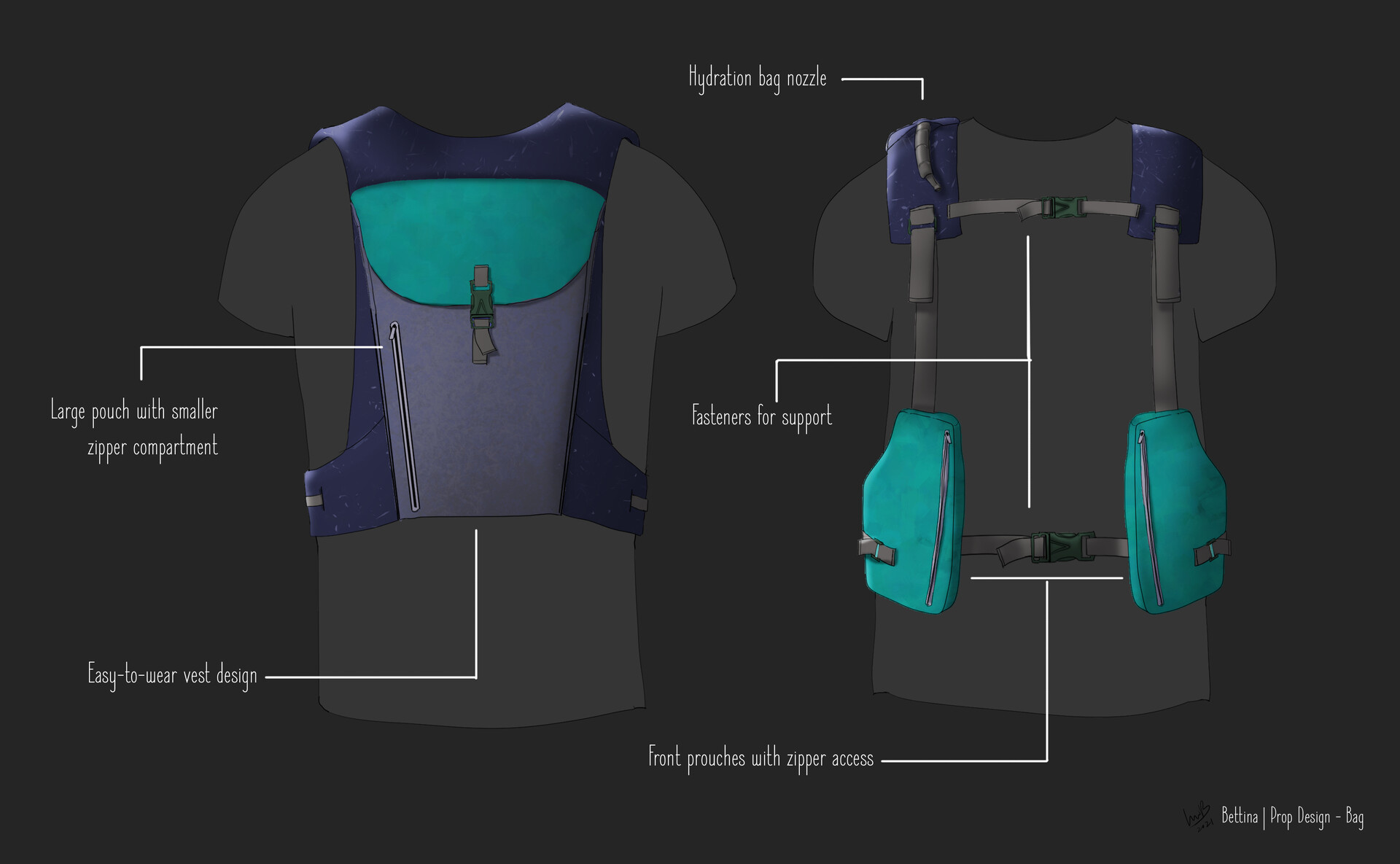 ArtStation - Bag Prop Design