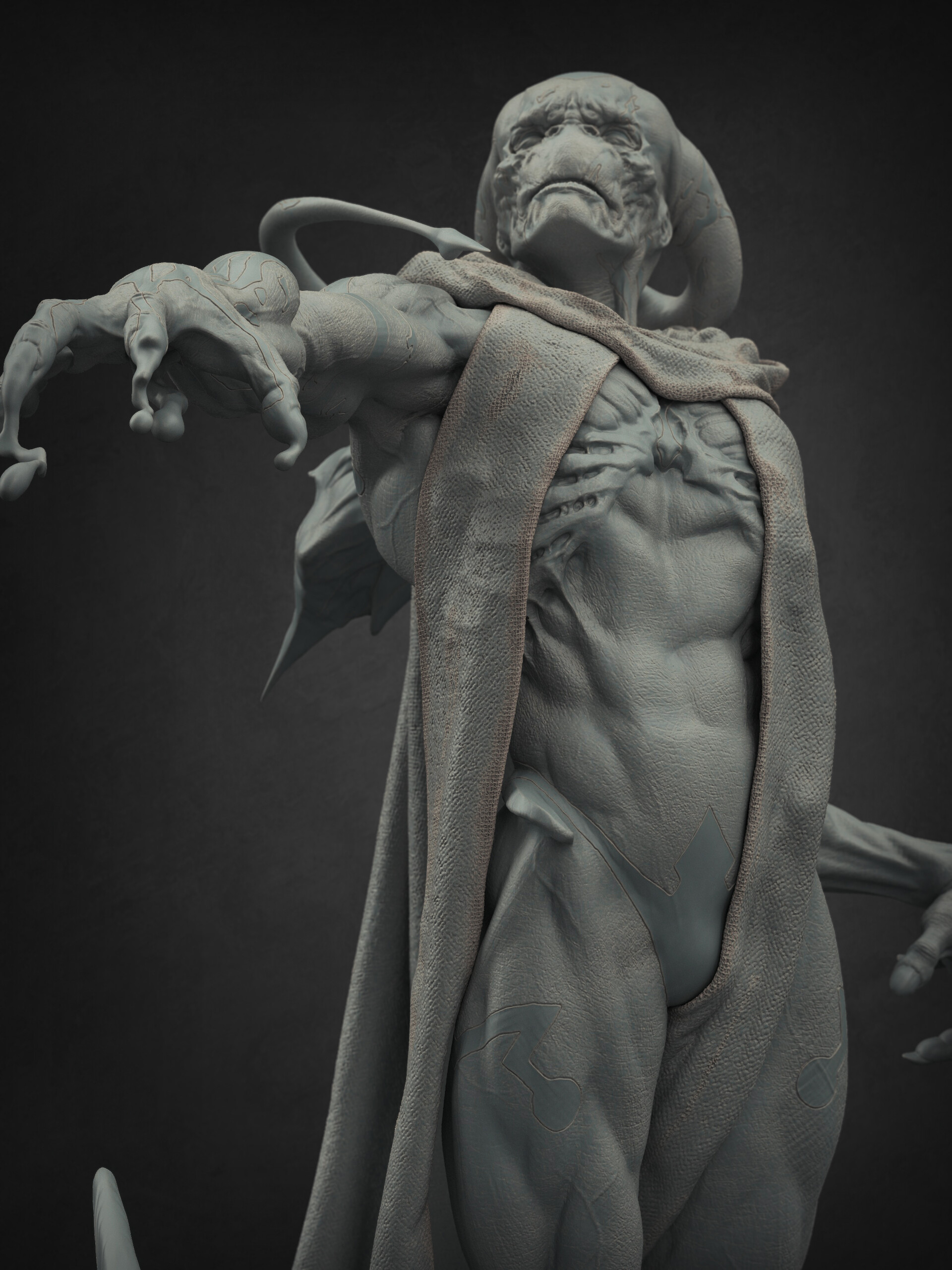 Polytrace Studio - Gorr - Clay renders