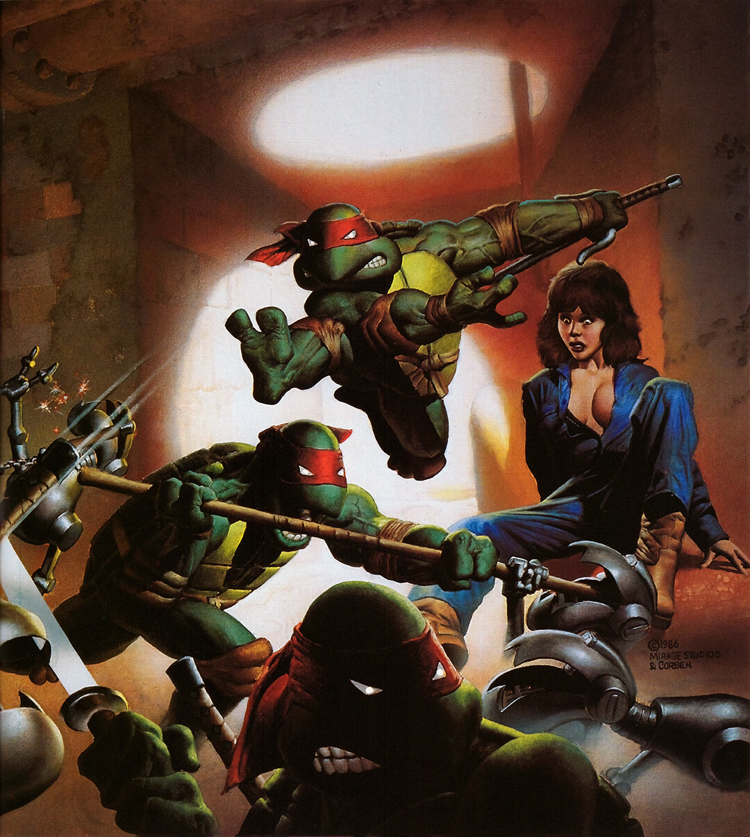 ArtStation - 1986 Turtles Versus Mousers