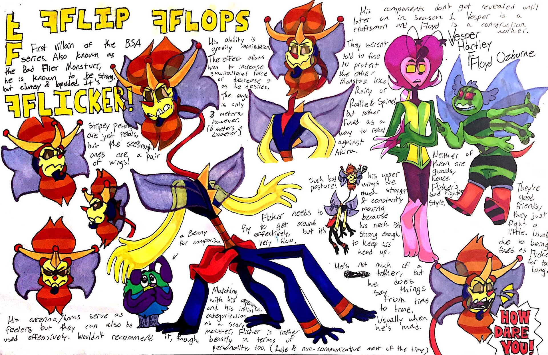 ArtStation - BSA Flicker Ref Sheet