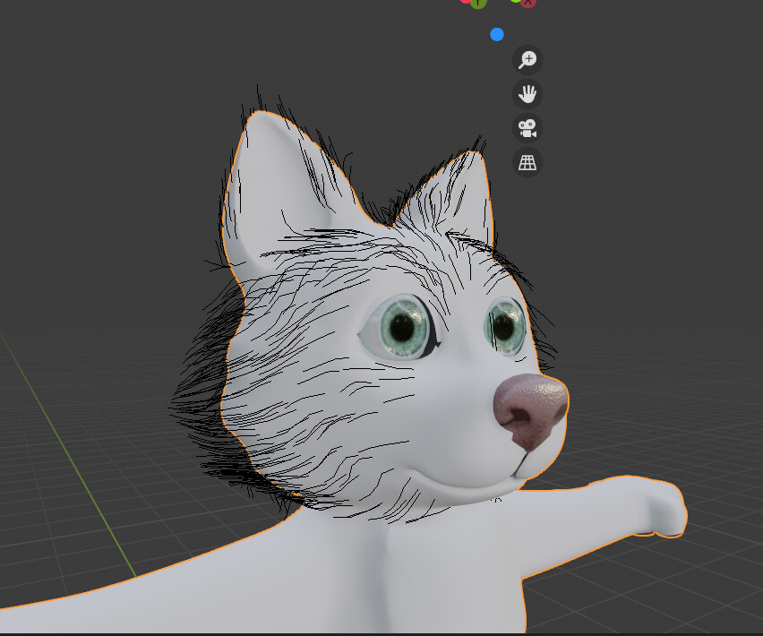 Camila Brugnoli - 3D Anthro canine character base