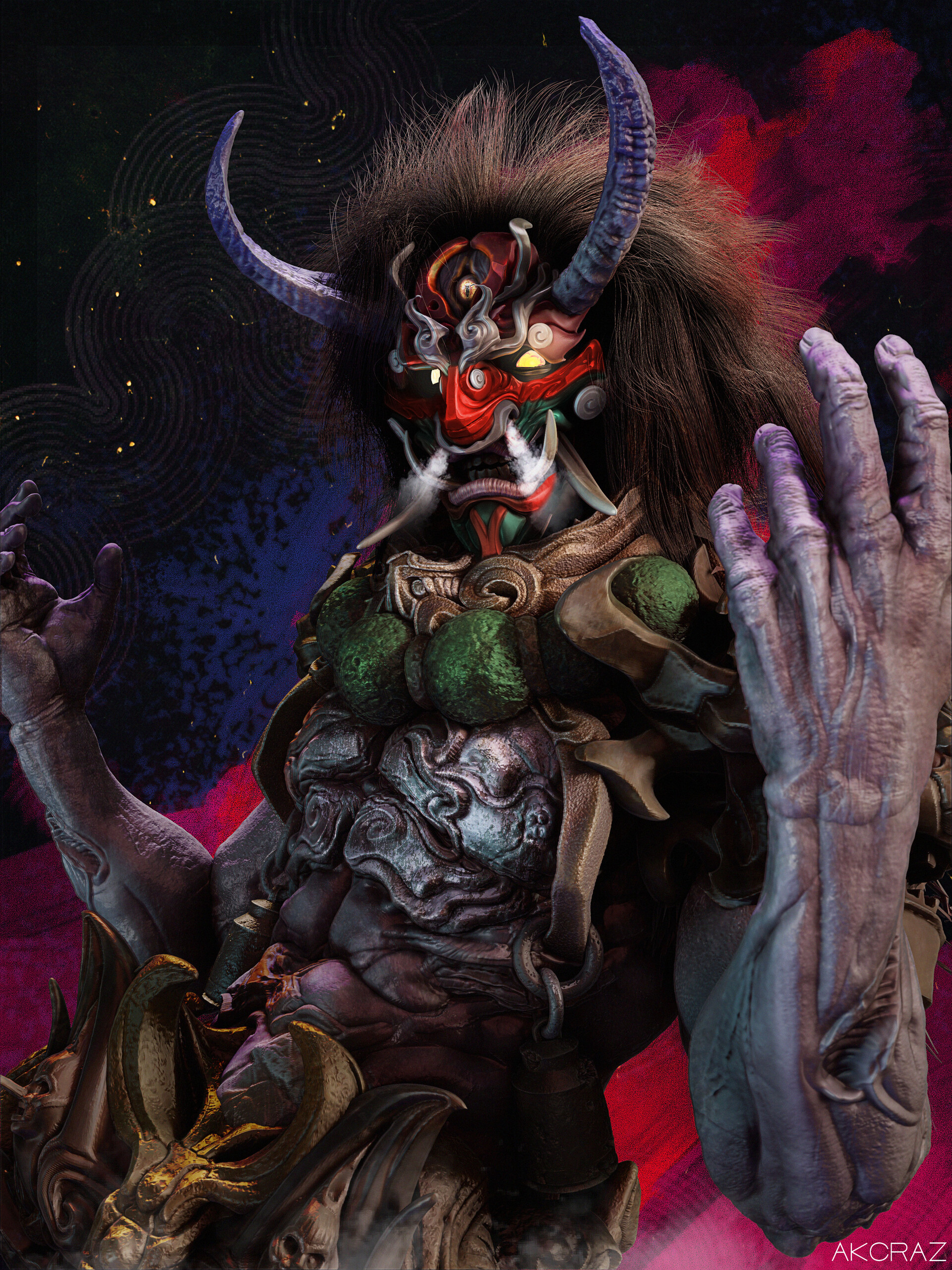ArtStation - Red Oni