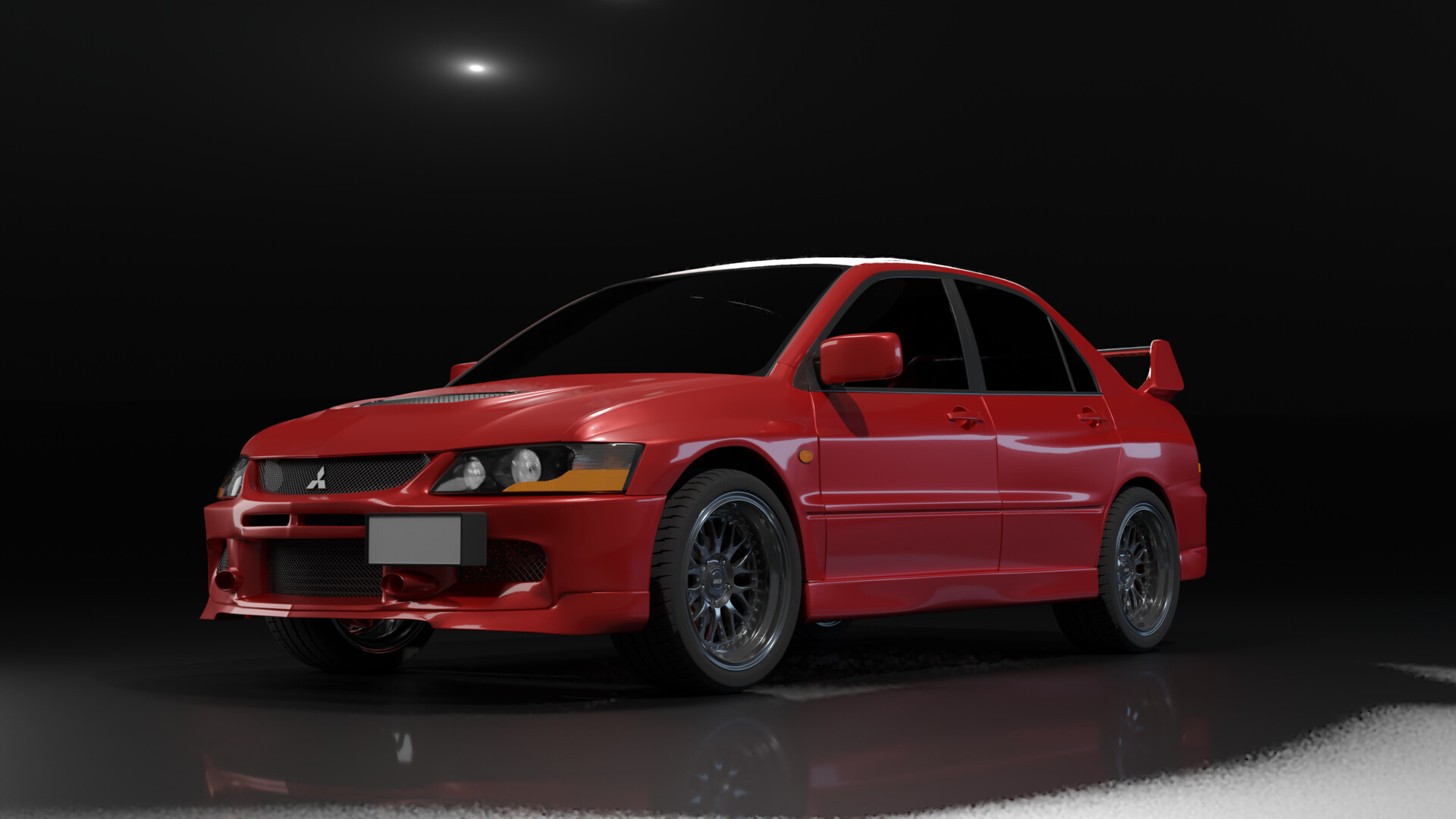 ArtStation - Mitsubishi Lancer Evolution 9