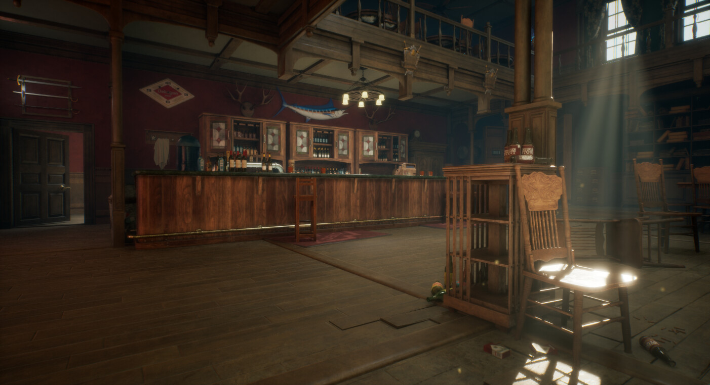 ArtStation - Victorian Bar
