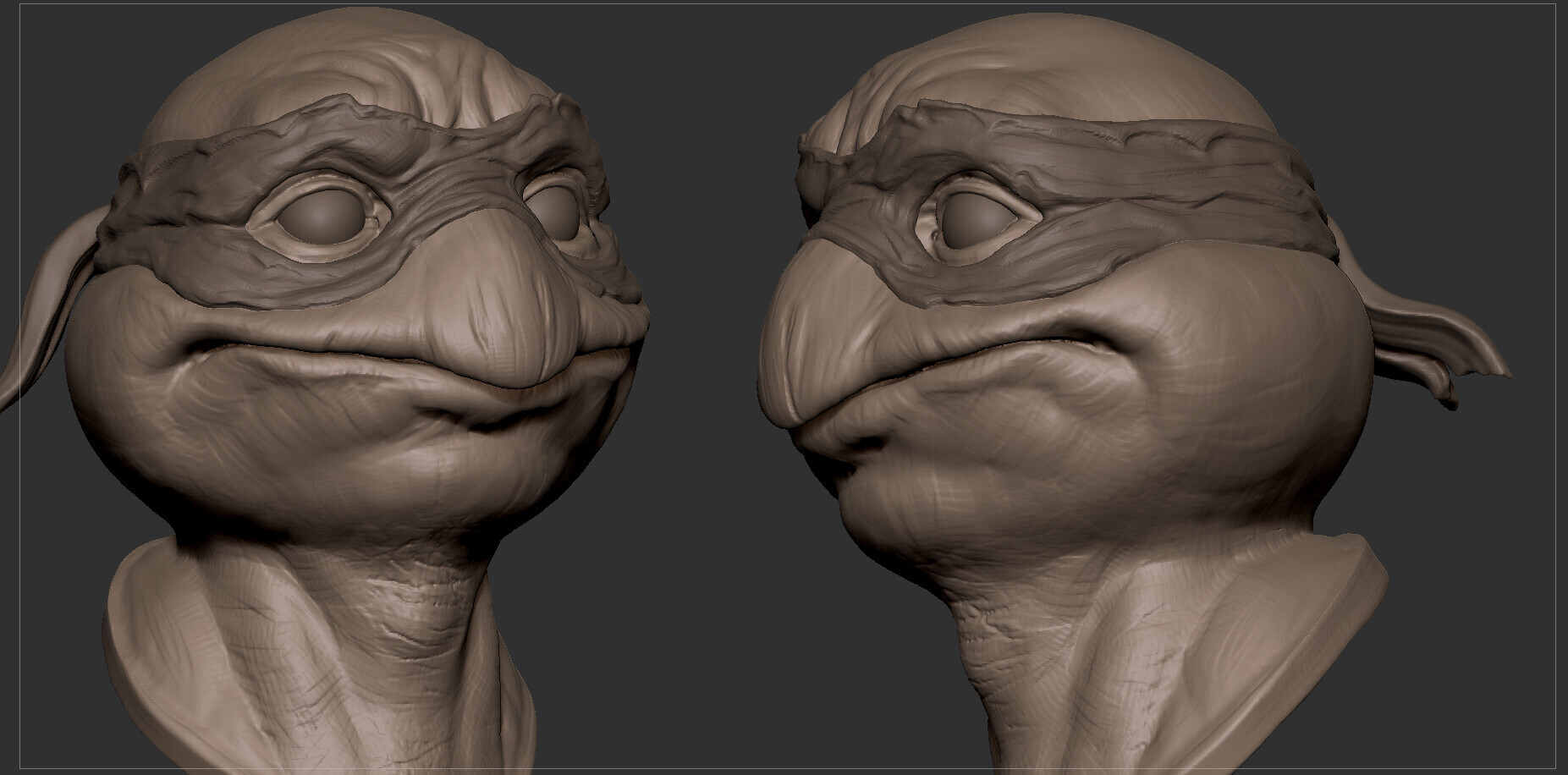 ArtStation - The orcs first practice