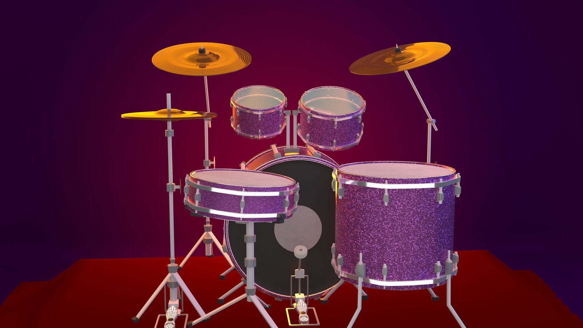 ArtStation - Drum Set