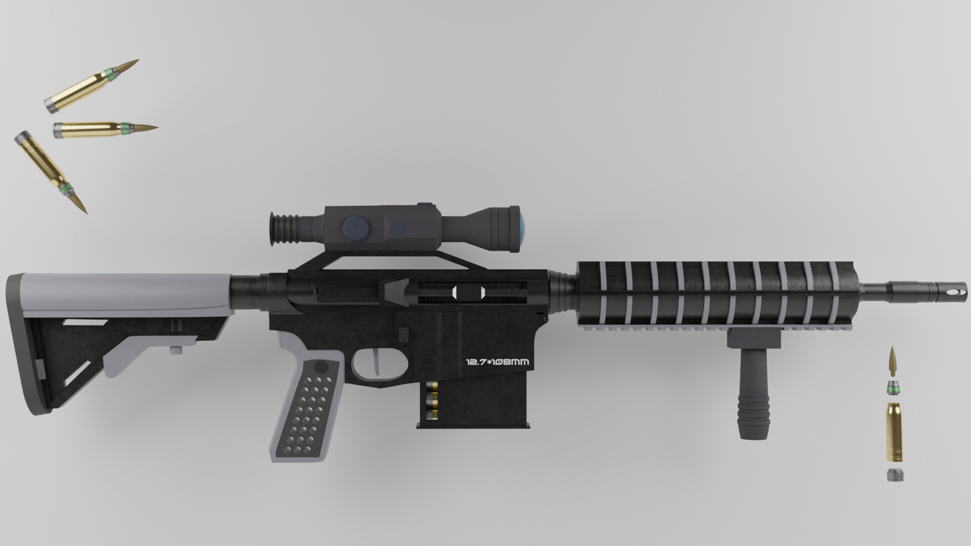 ArtStation - maybe it was adopted AR-15 and M16