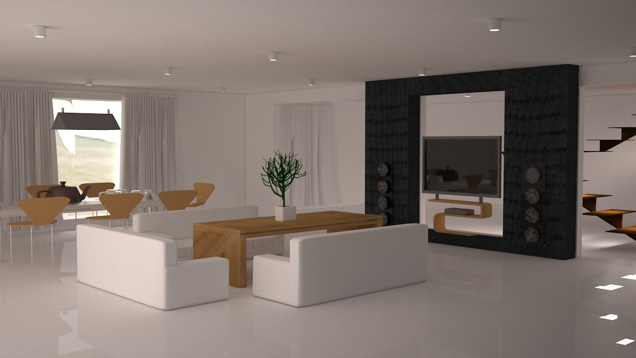 ArtStation - interior design hall