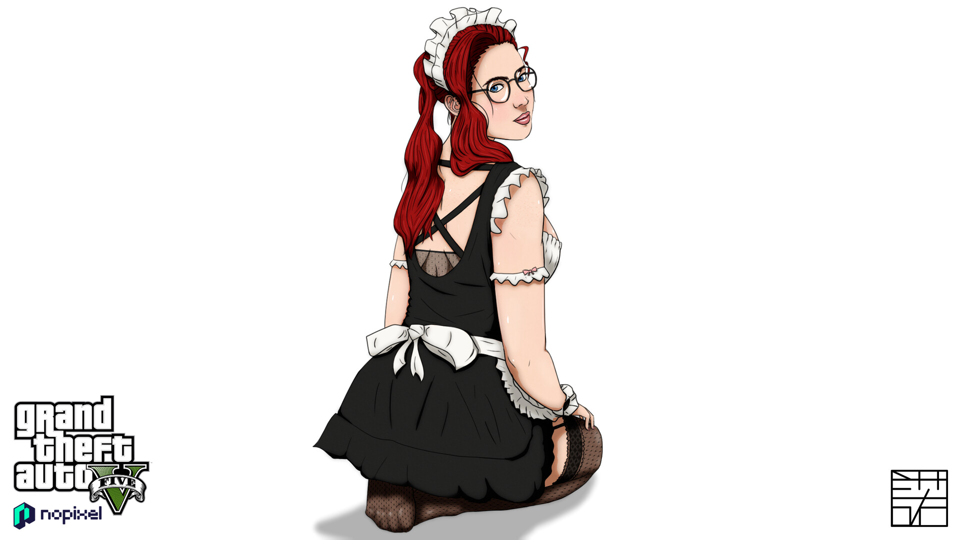 ArtStation - Ash Ketchup - Maid outfit and NSFW