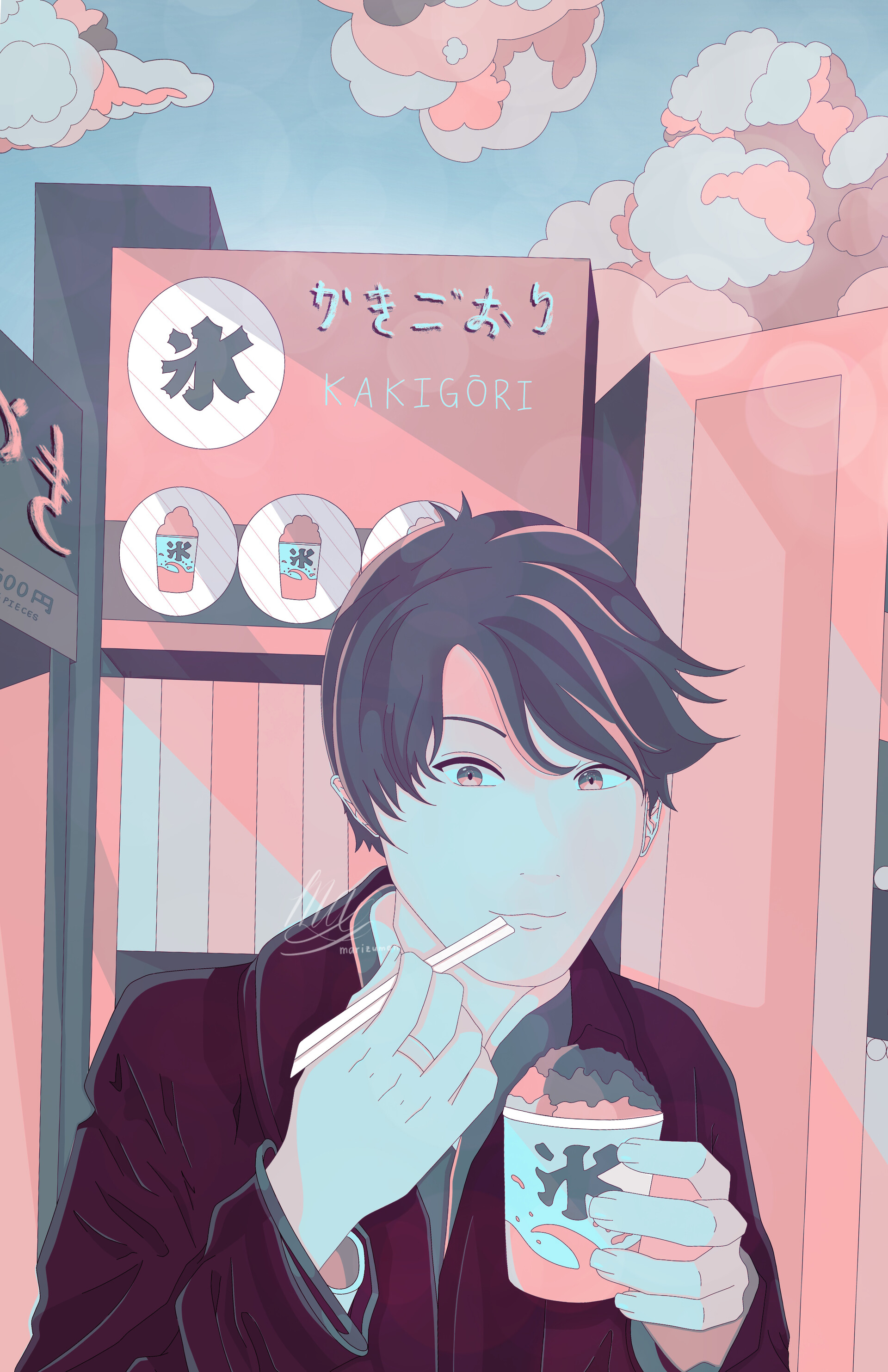 ArtStation - Summer Shaved Ice