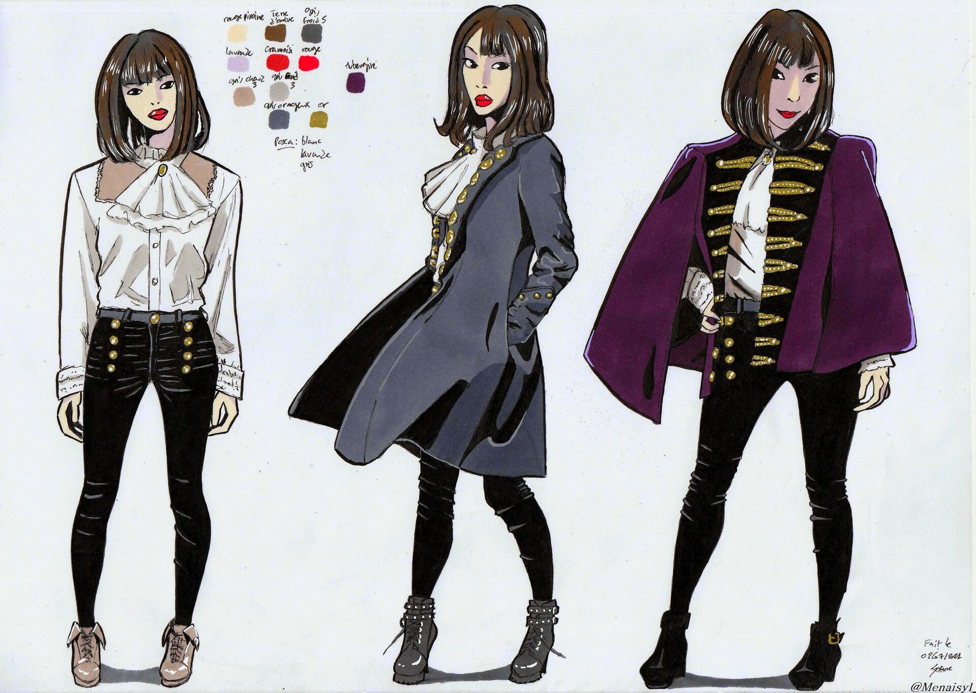 ArtStation - Clothing and pose study [3]