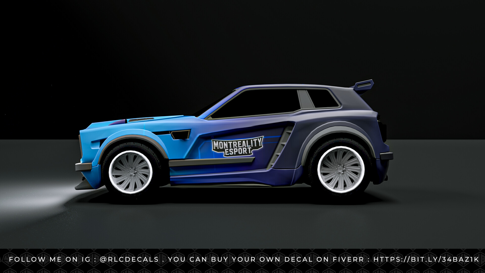 Younes A. - Montreality Esport - Rocket league custom decal Showcase