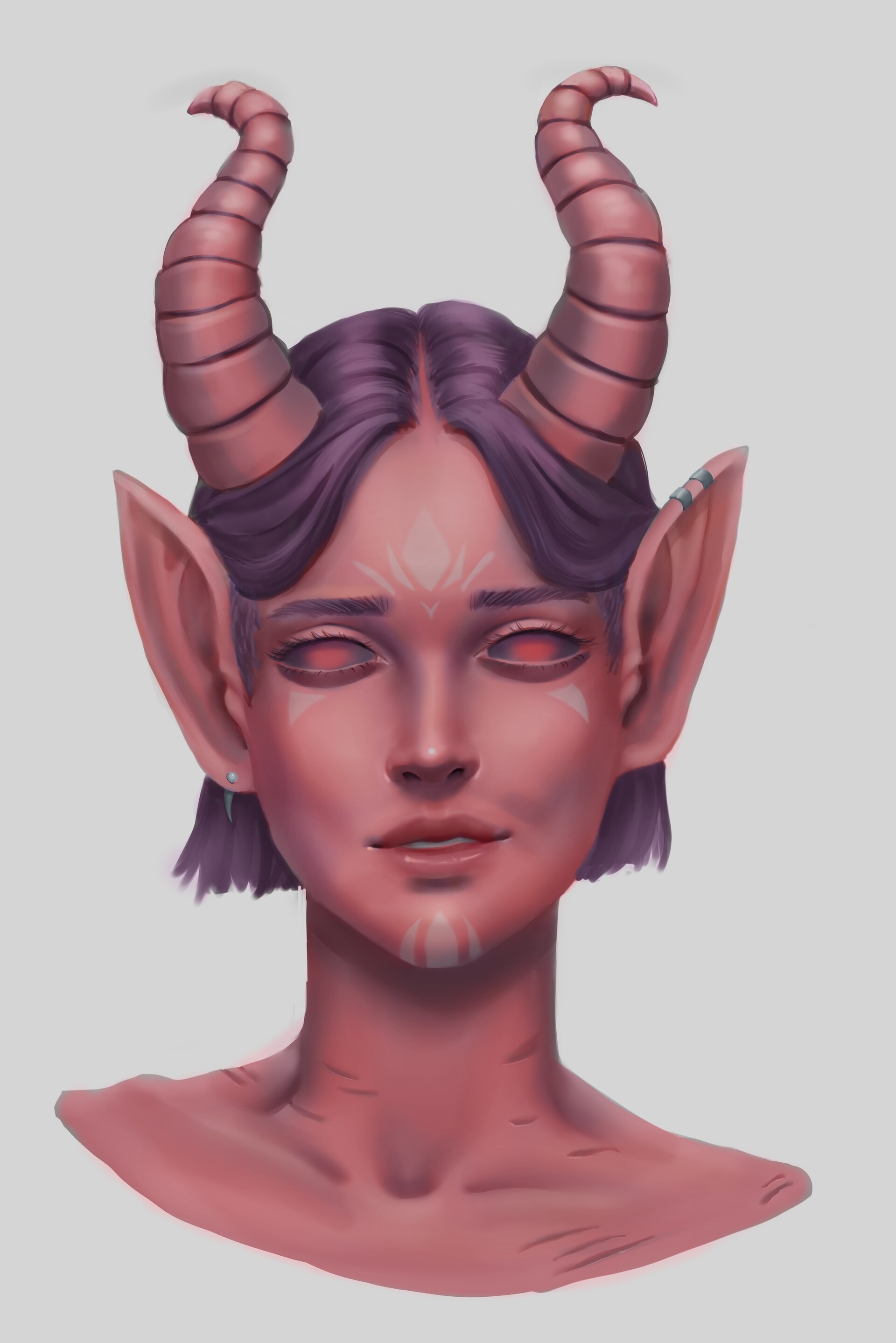 ArtStation - Pink Tiefling
