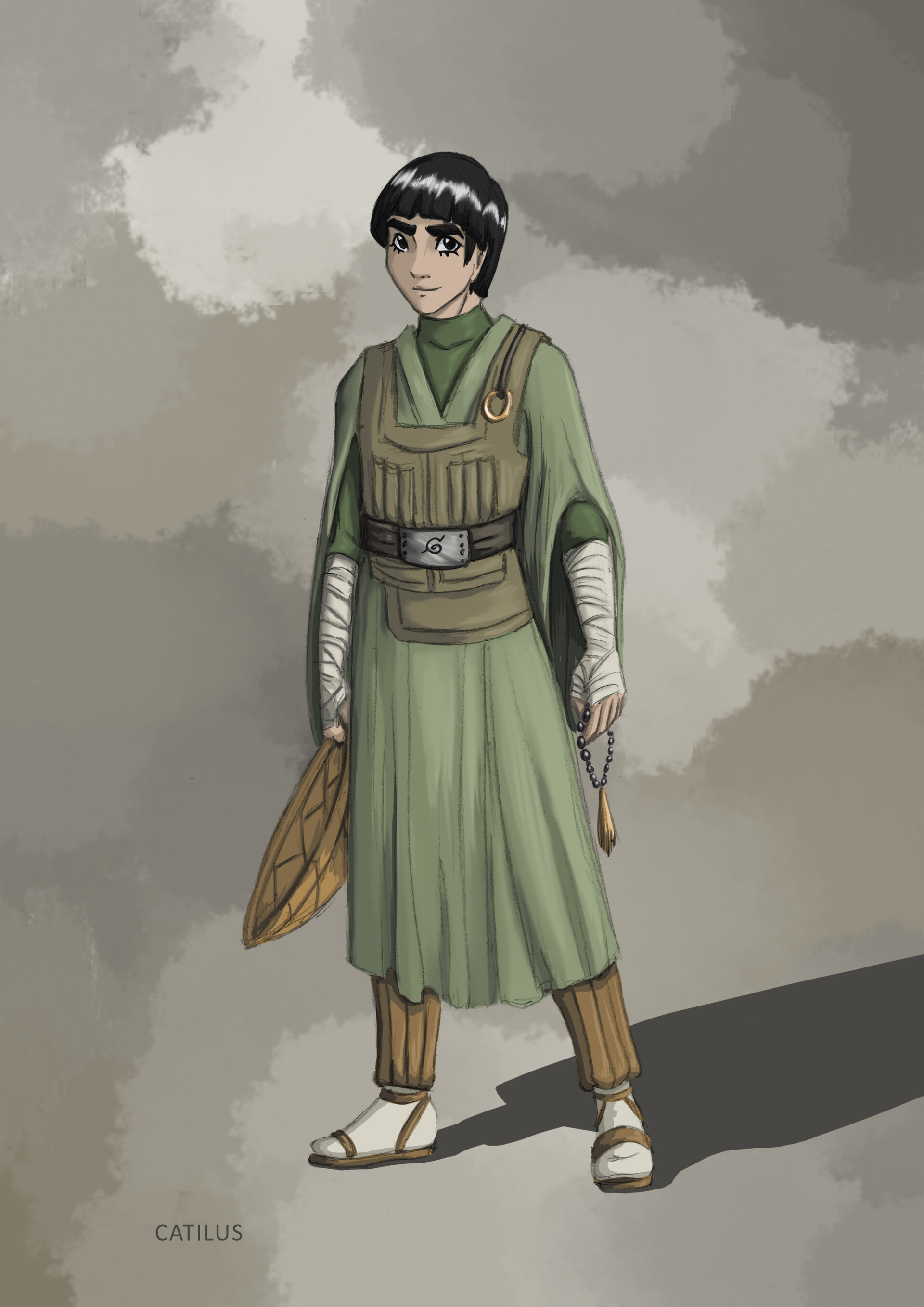 Human Monk D Character D
