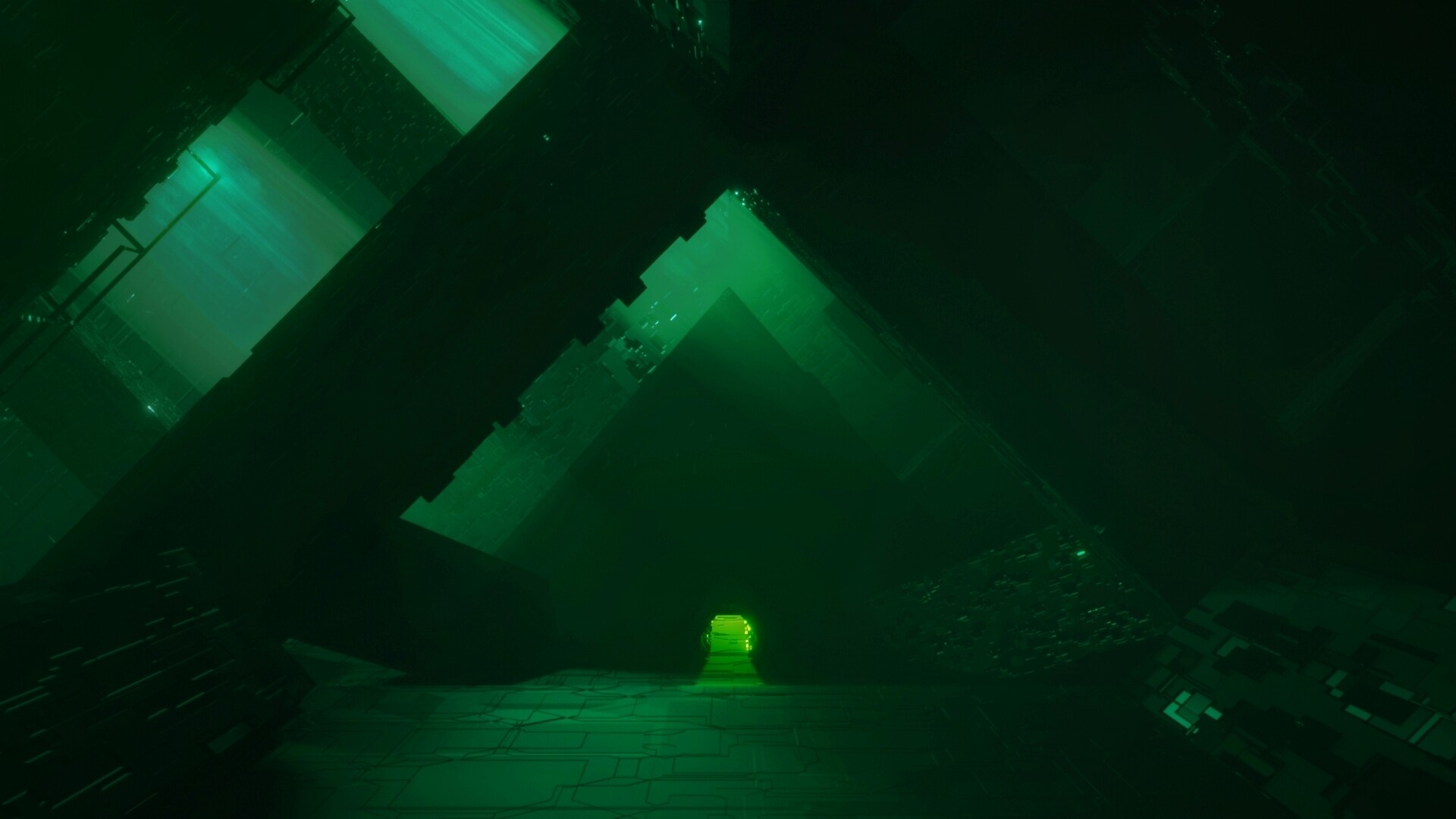 ArtStation - sci-fi stylized crypt