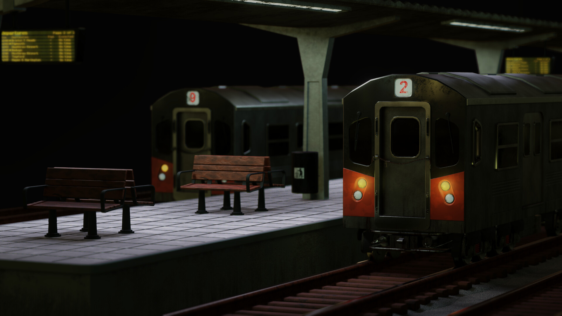 ArtStation - Train station