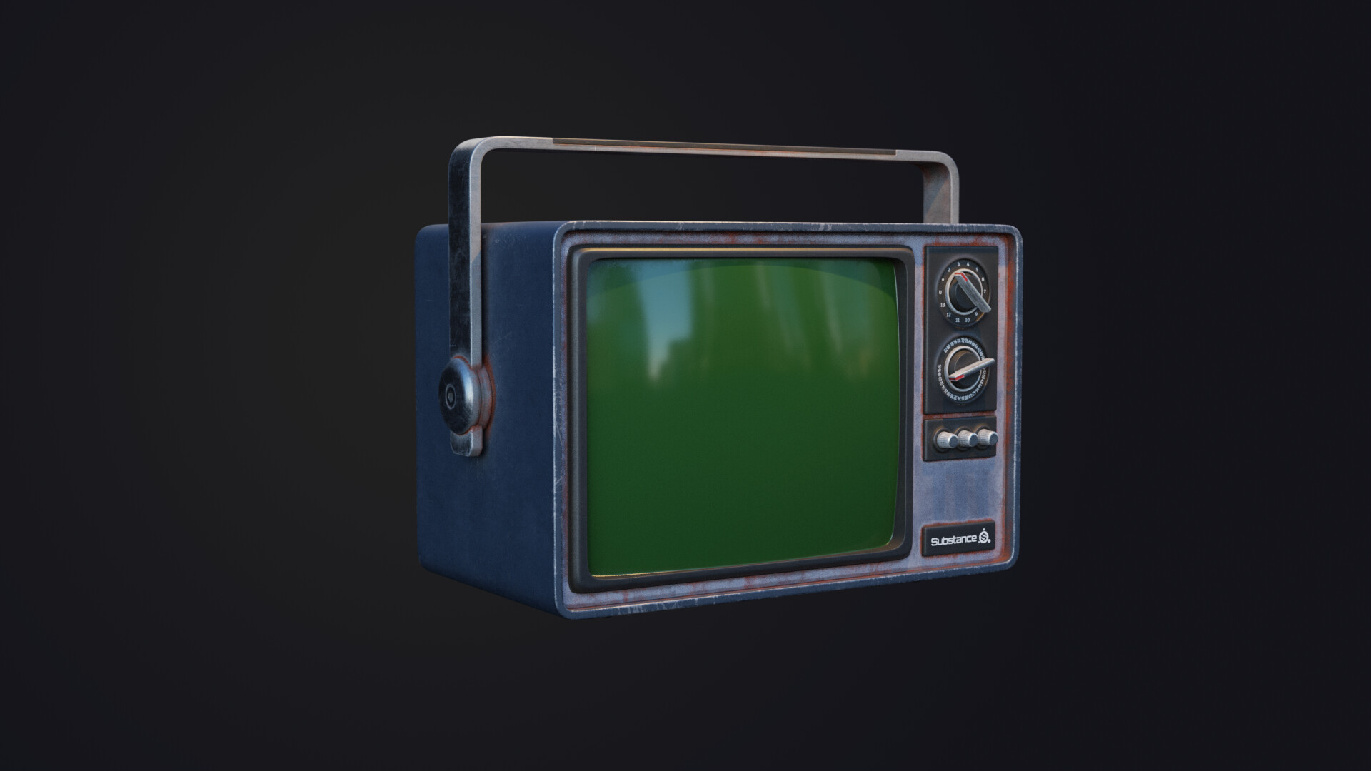 ArtStation - Monochromatic Monitor