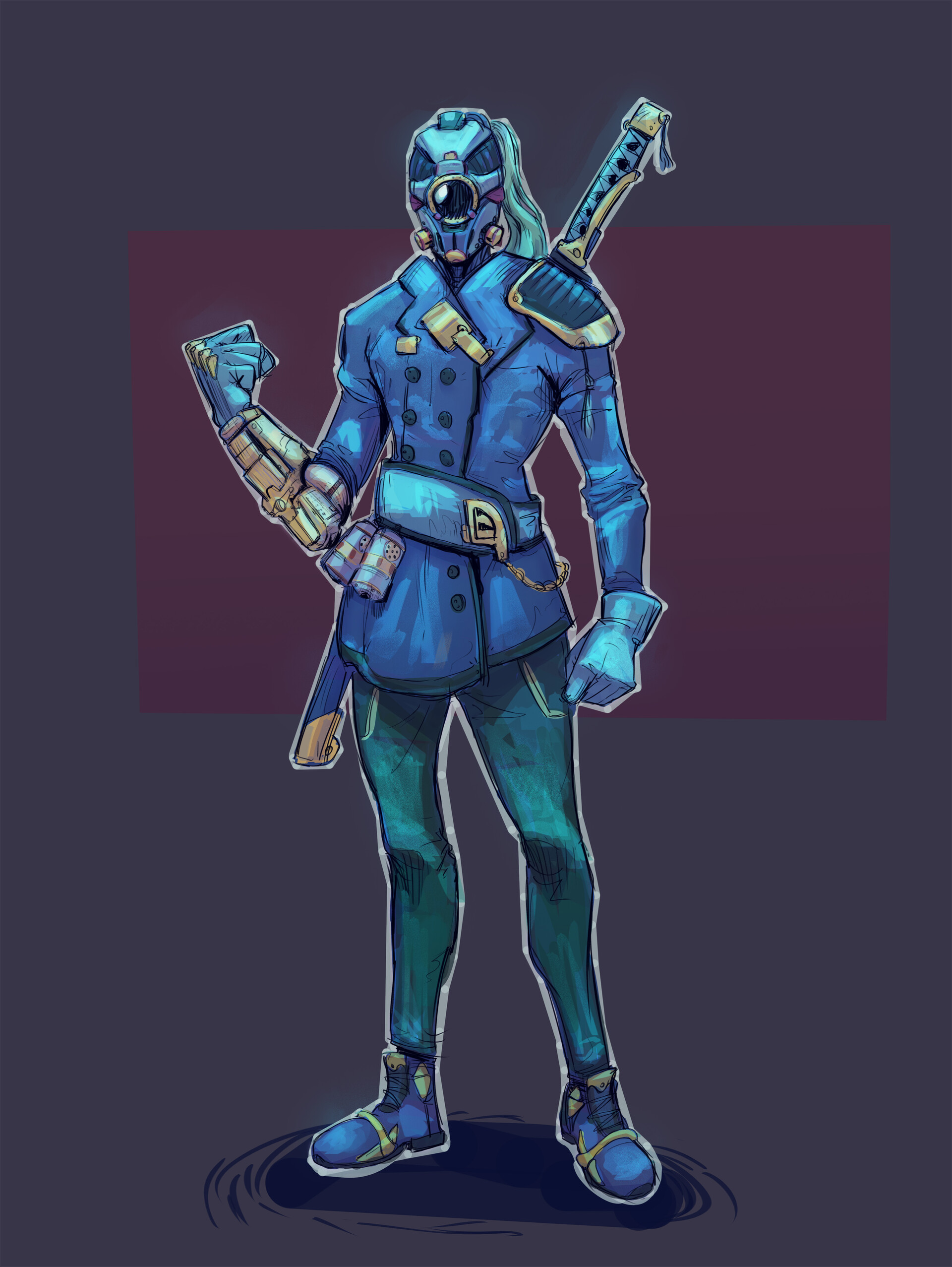 ArtStation - Sci-fi Ronin