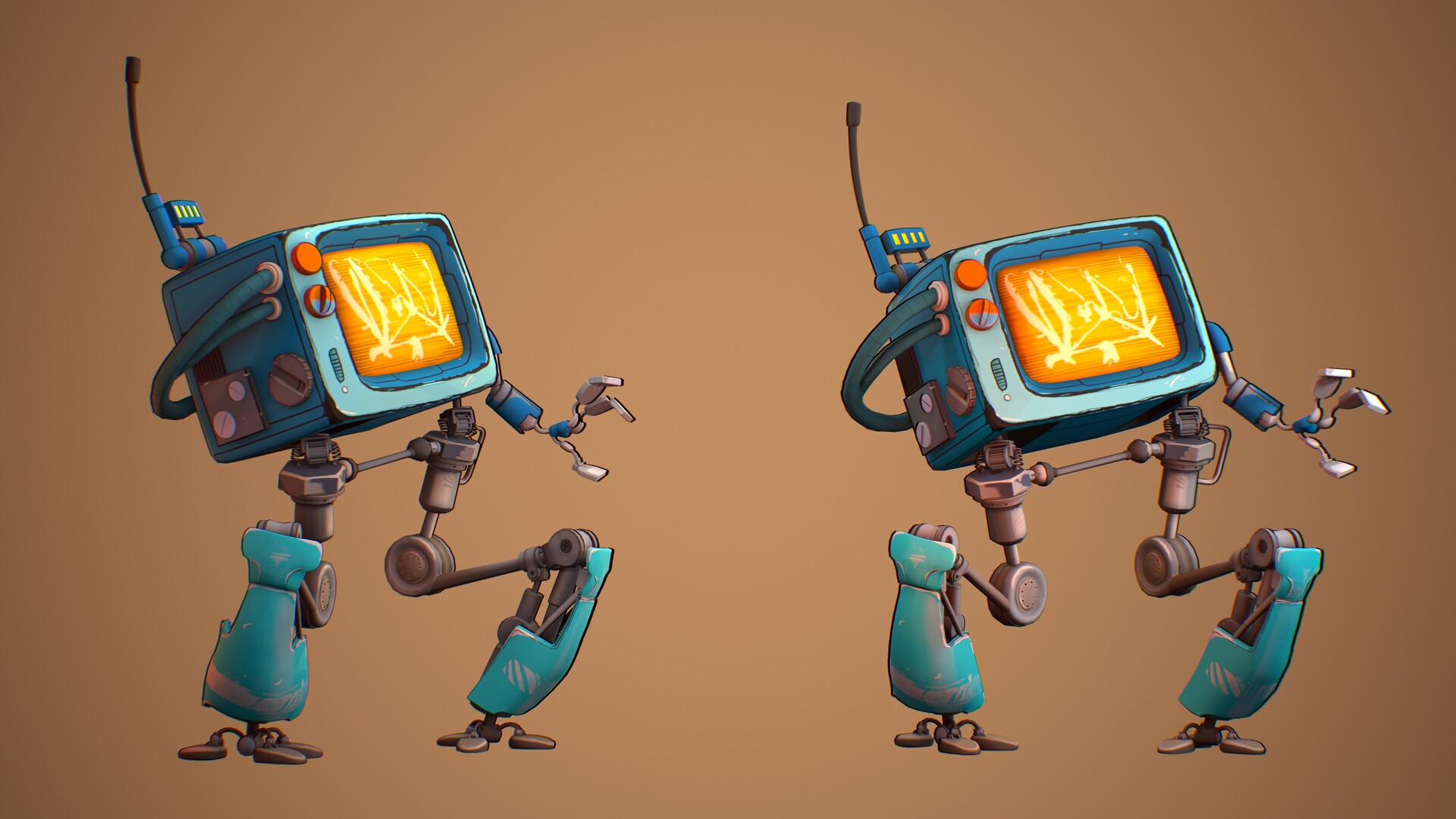 ArtStation - TV robot
