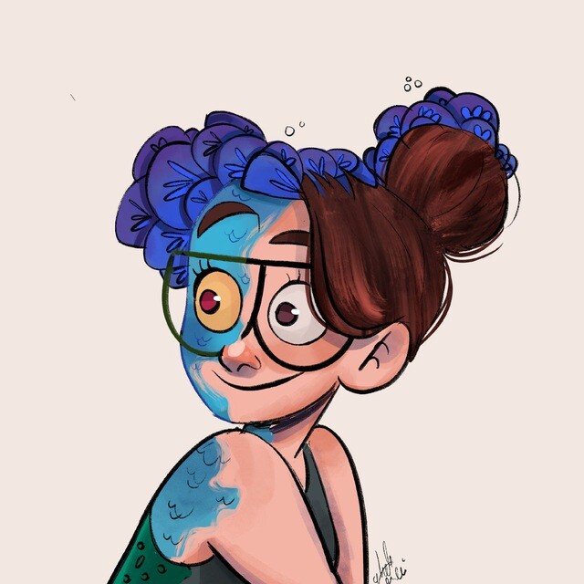 ArtStation - Self Character 🌱( LUCA STYLE )