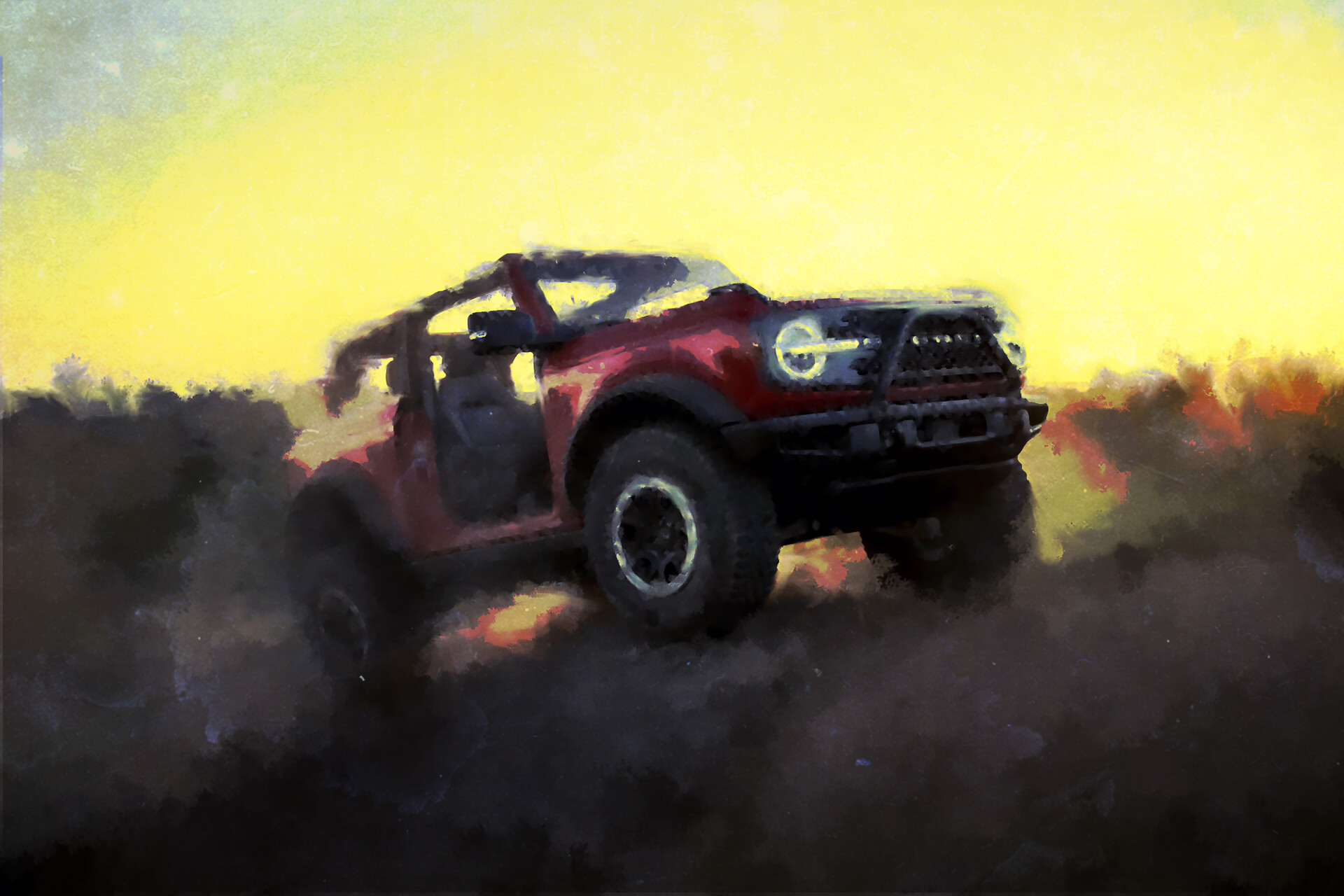 ArtStation - Ford Bronco for Ford PR