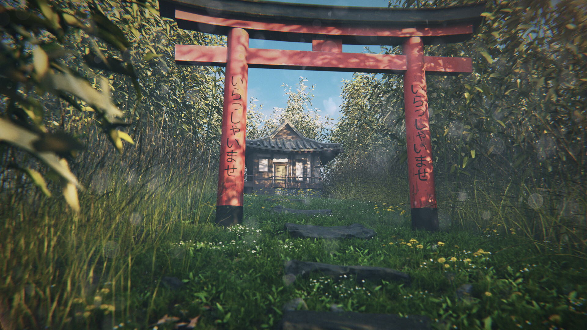 ArtStation - bamboo temple
