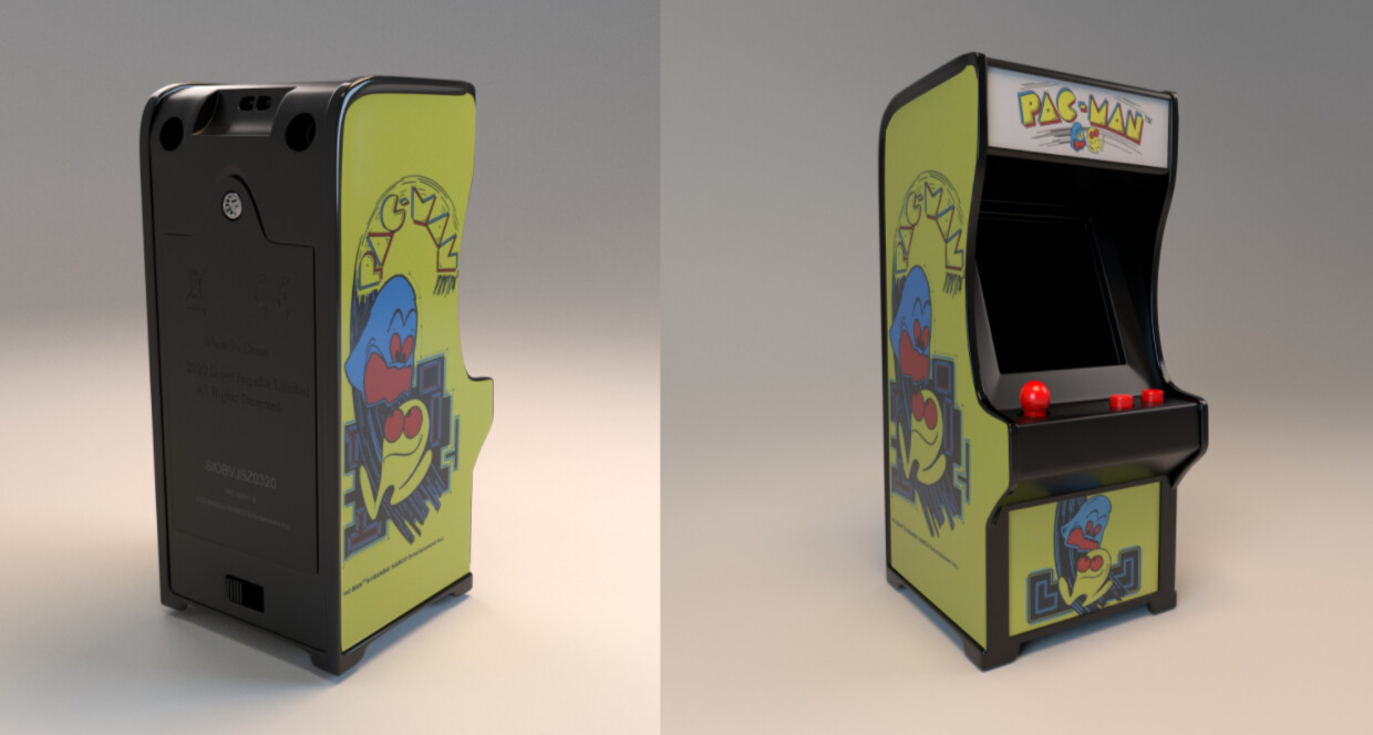 ArtStation - Pac-Man Arcade Machine Model