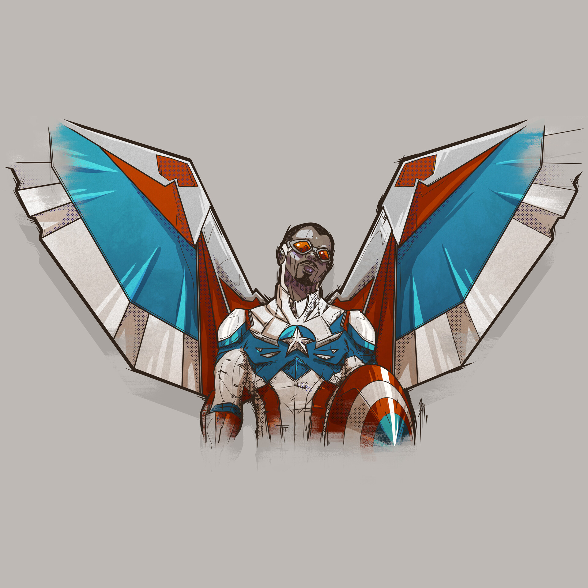 ArtStation - Sam Wilson Captain America