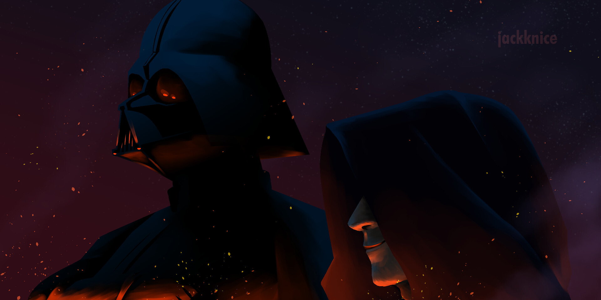 ArtStation - "Rule of Two" - Star Wars Fan Art