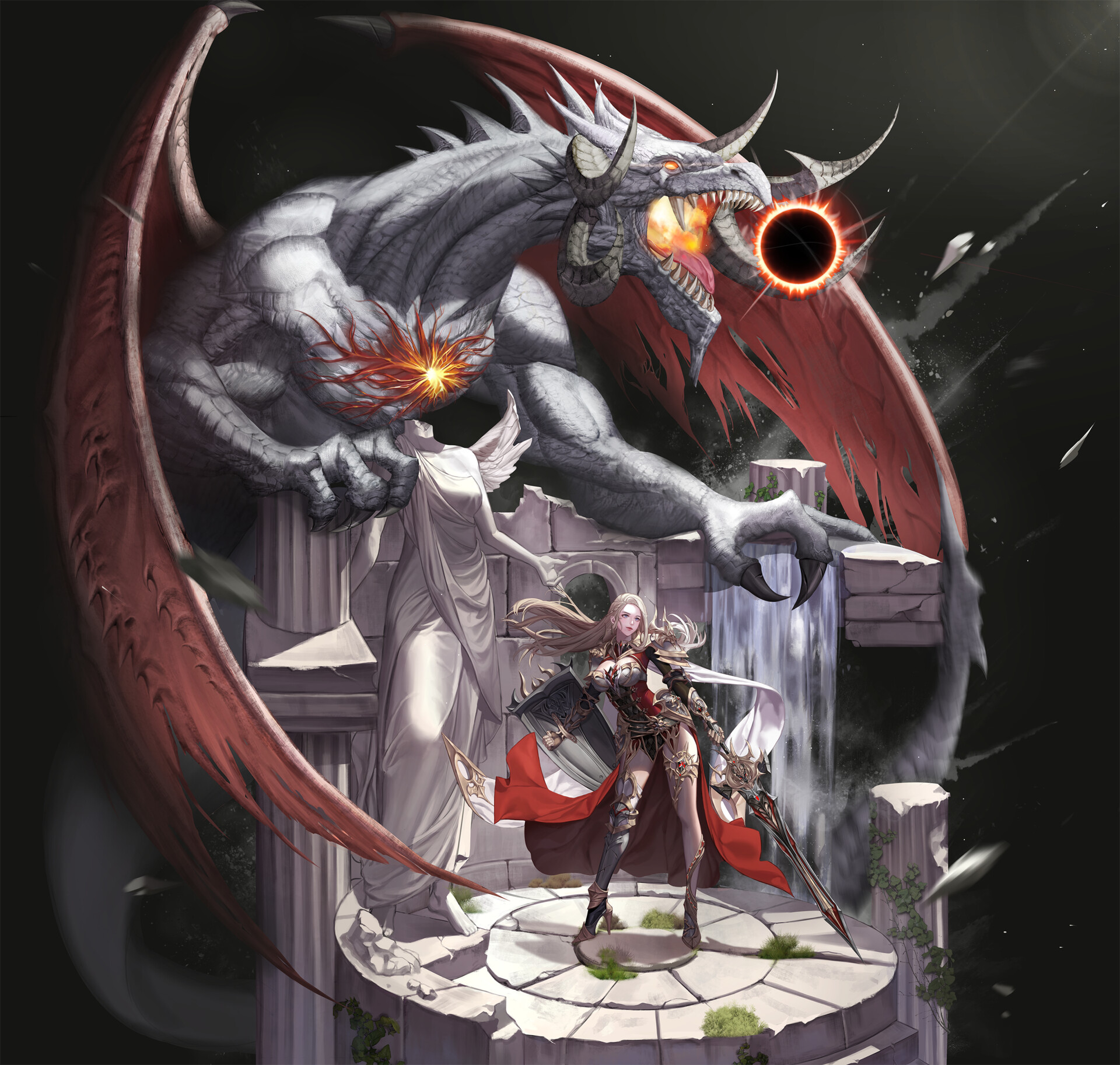 ArtStation - Dragon knight