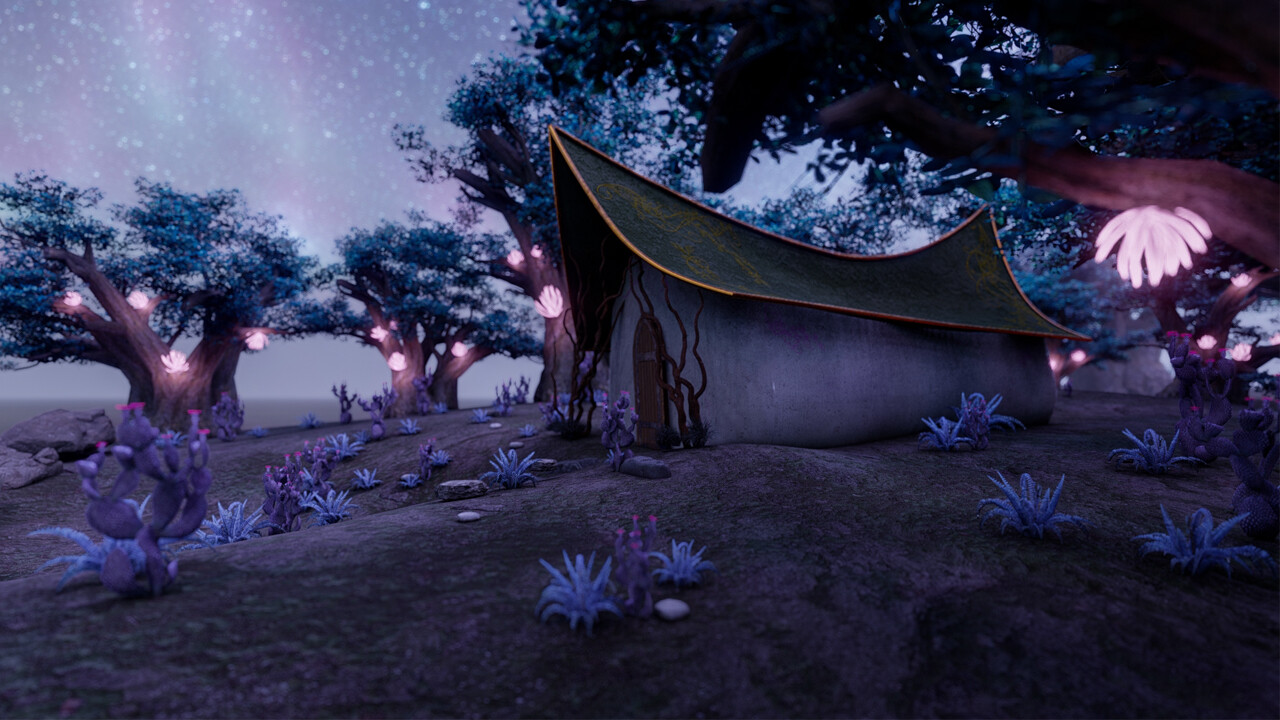 ArtStation - Elven house