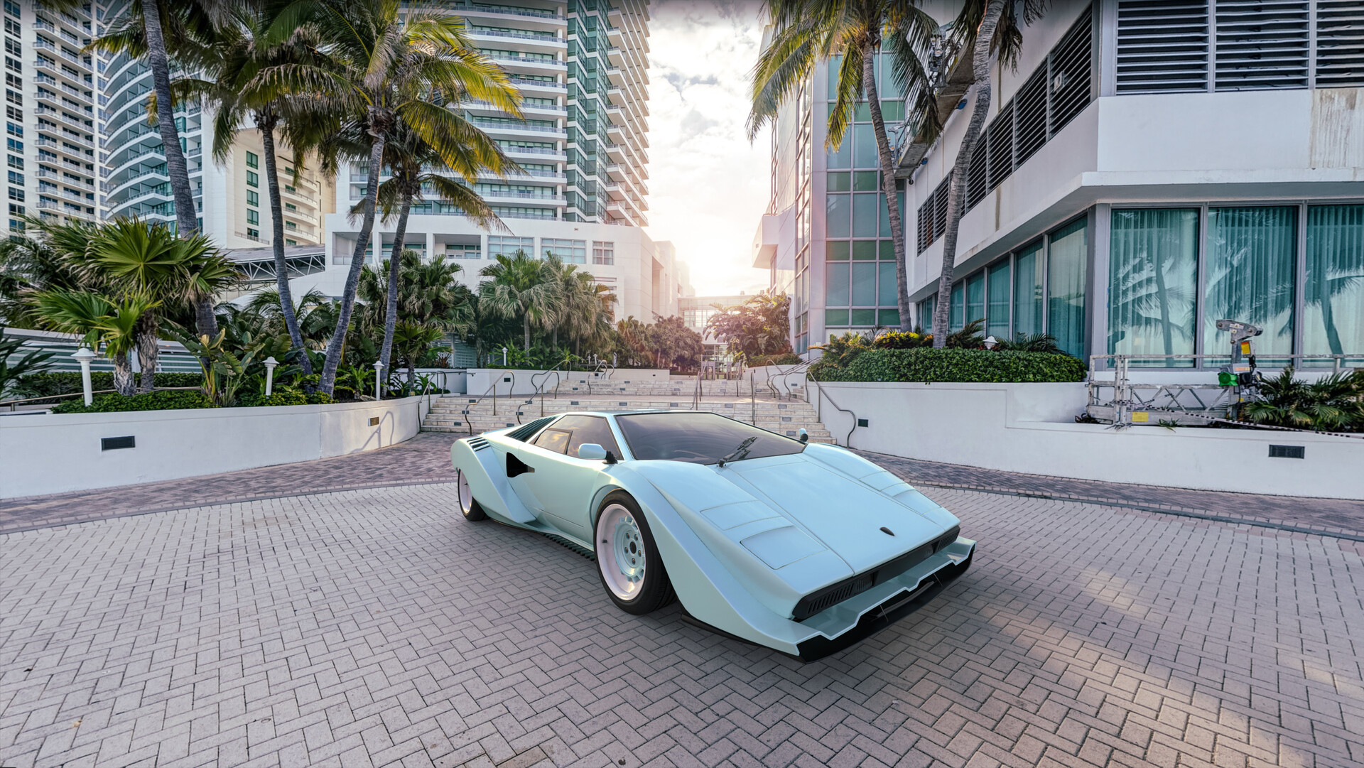 ArtStation - Lamborghini Countach Lp500 body kit concept