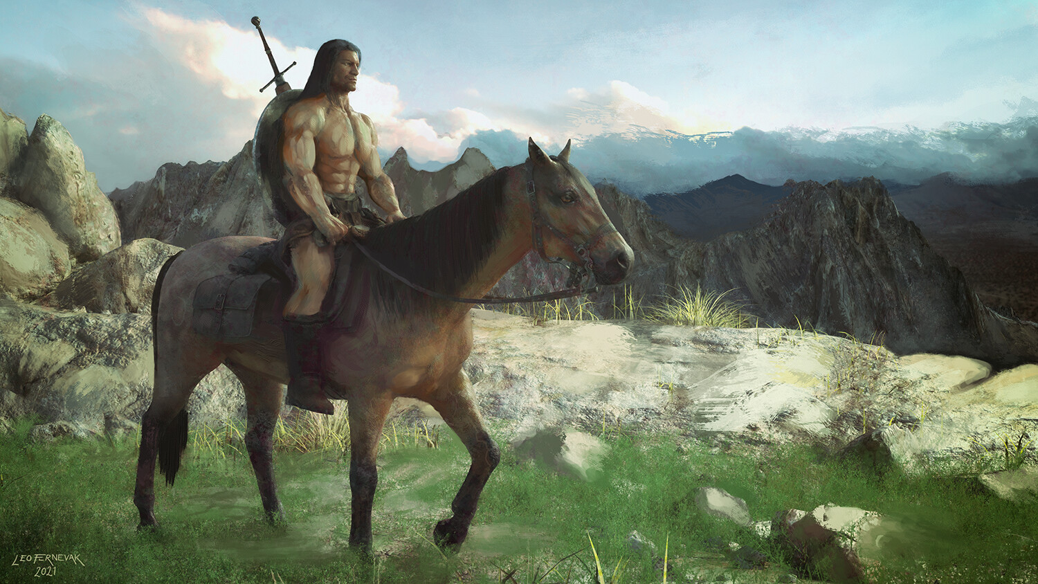 ArtStation - Sword of the mountain