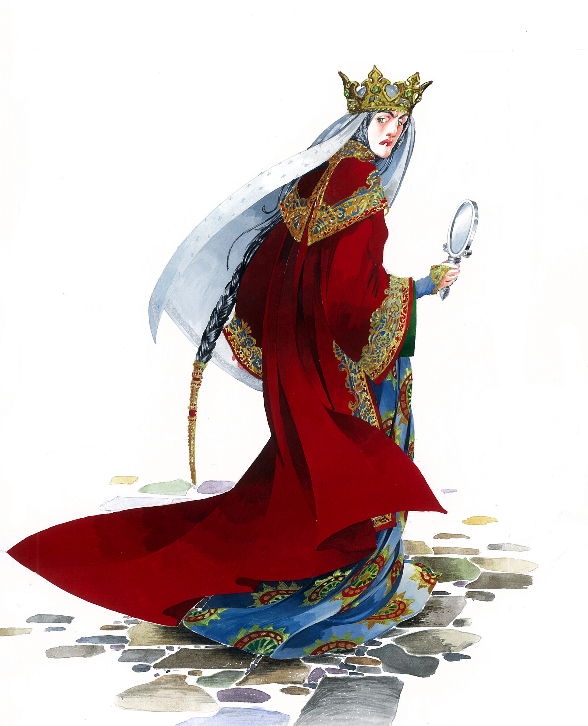 ArtStation - illustration for the tale of the dead princess