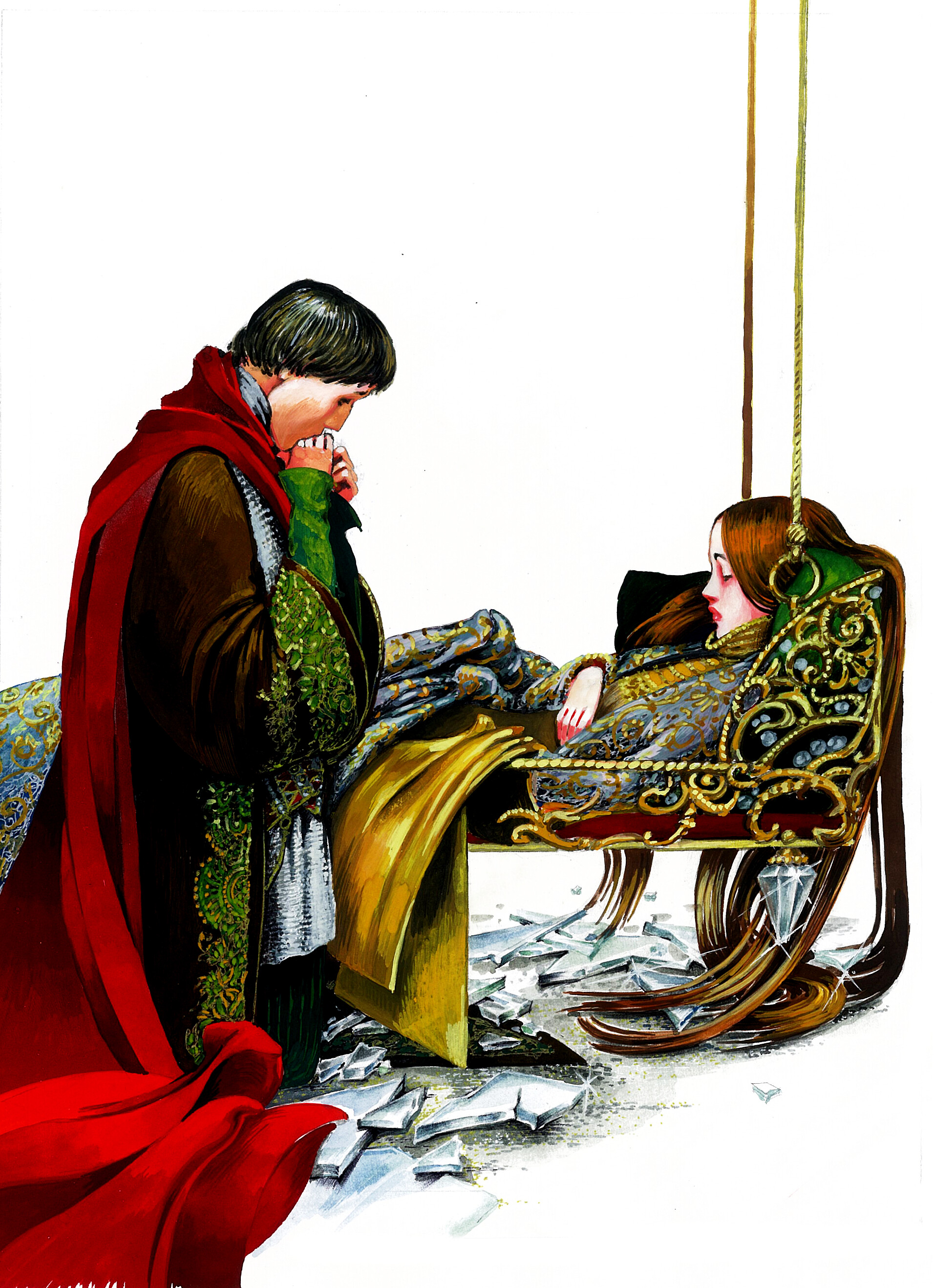 ArtStation - illustration for the tale of the dead princess