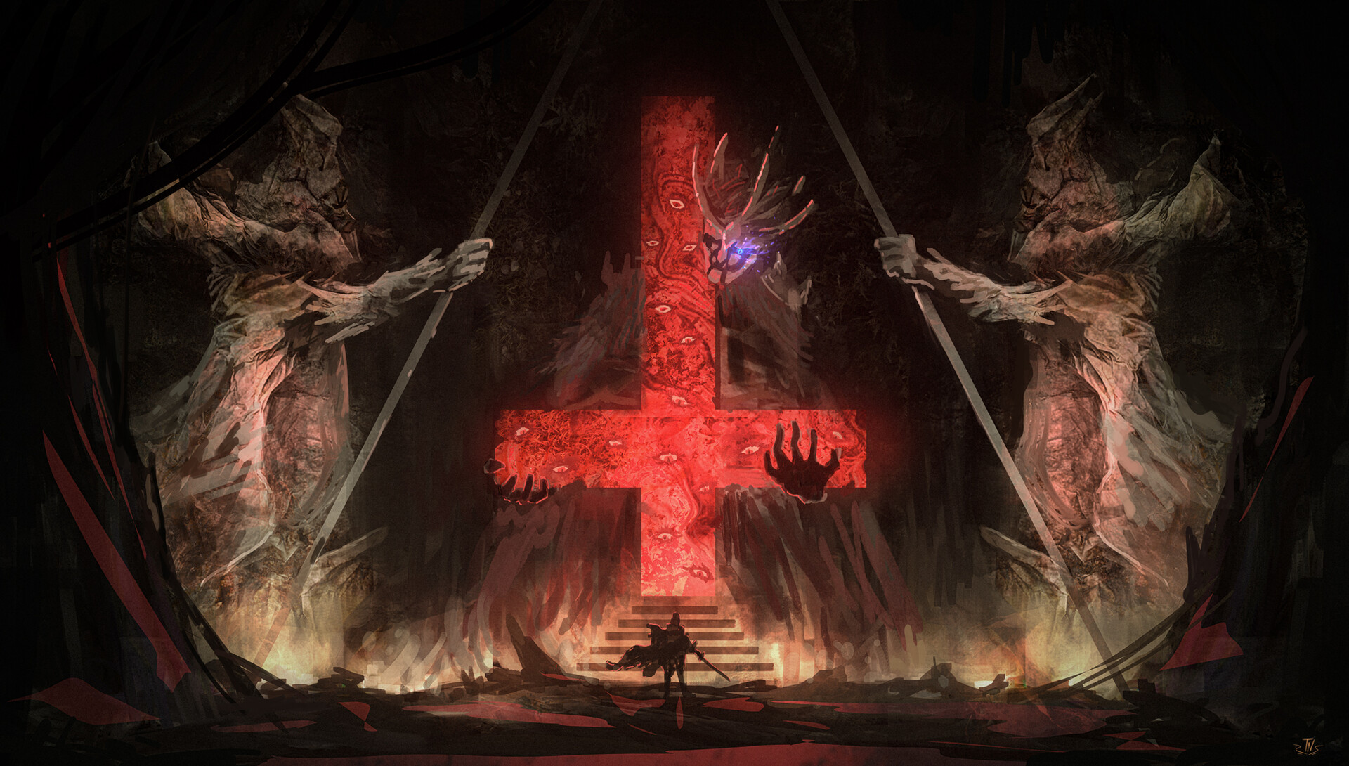 ArtStation - cursed portal of Old Gods