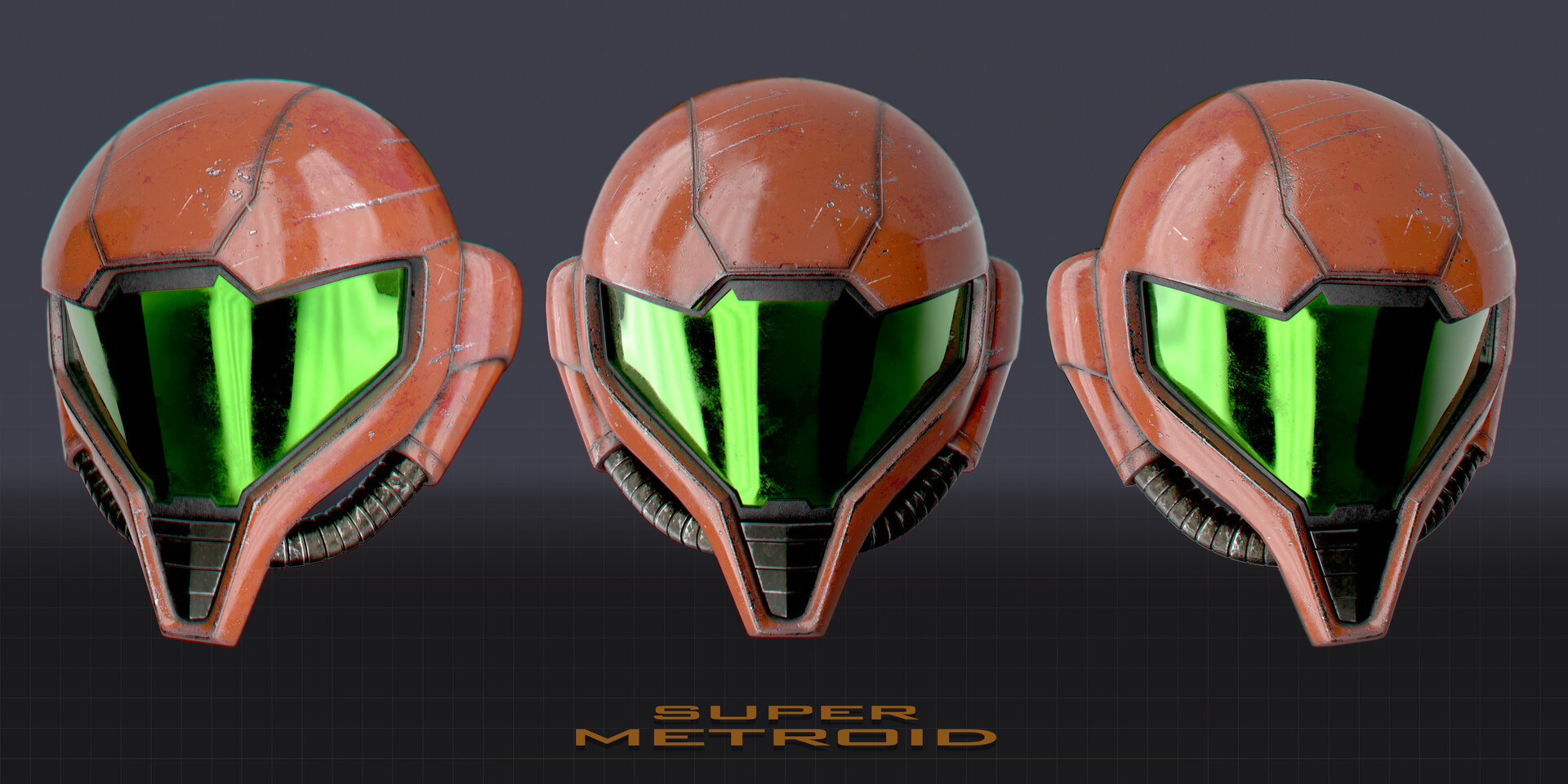 ArtStation - Super Metroid Helmet