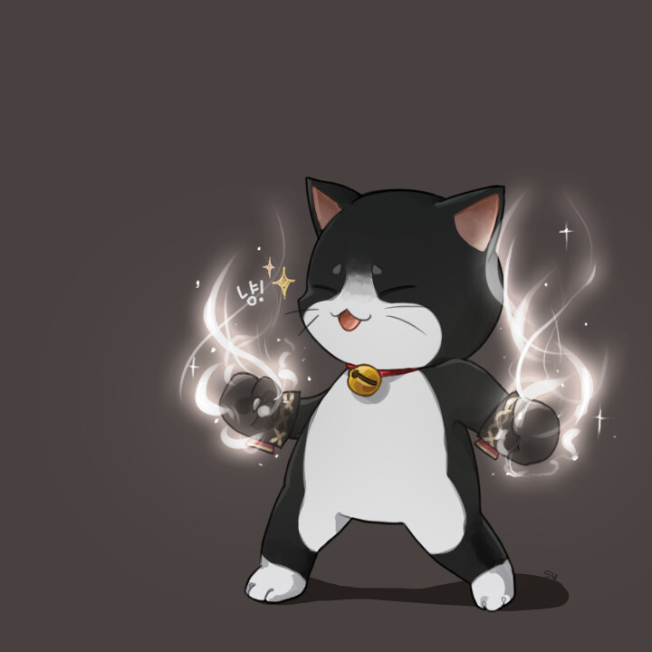 ArtStation - Cats punch