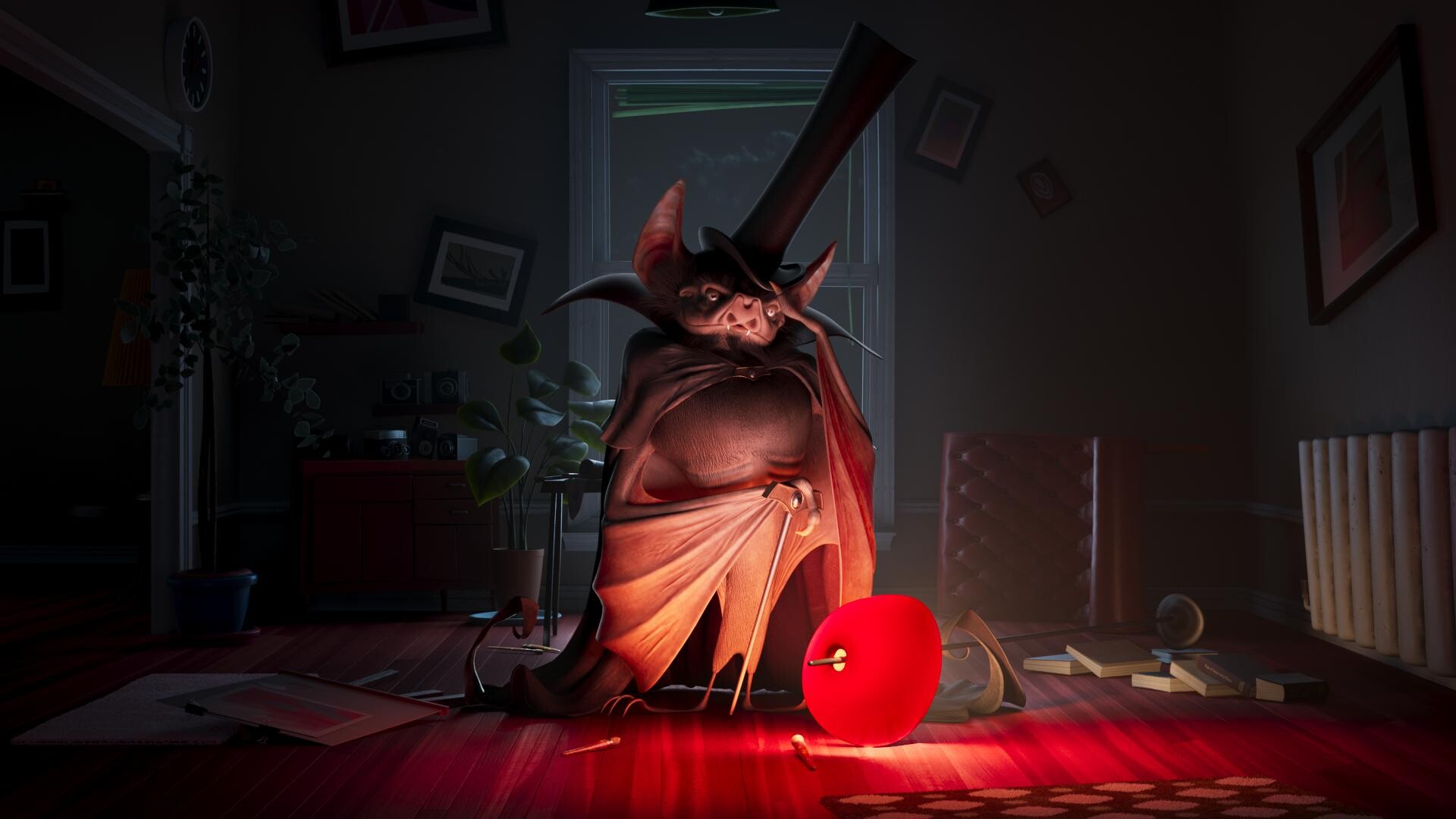 ArtStation - Bat villain lighting