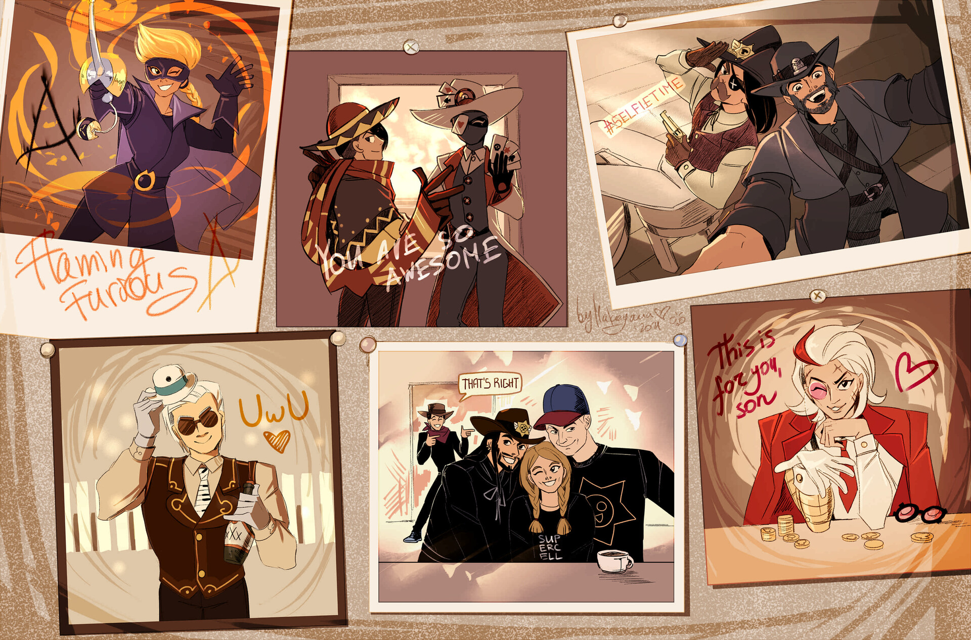 Katherine Makoyana - Brawl Stars fanart, lots of it