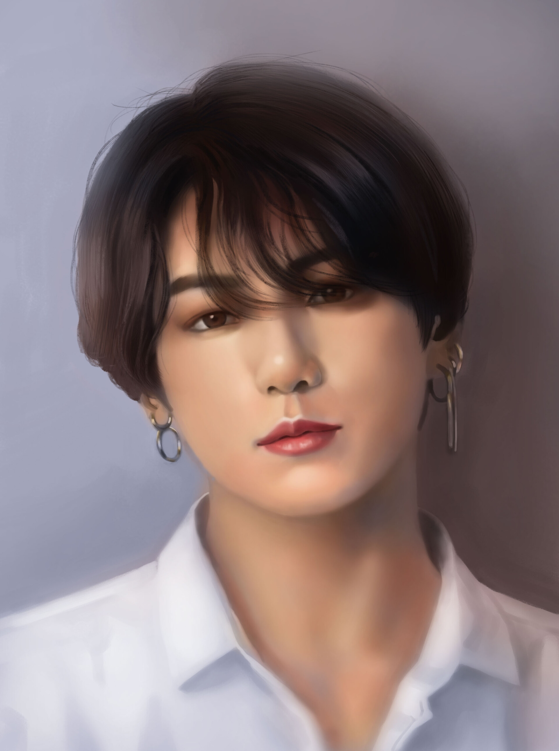 ArtStation - Photoshop Painting - JUNGKOOK BTS K pop